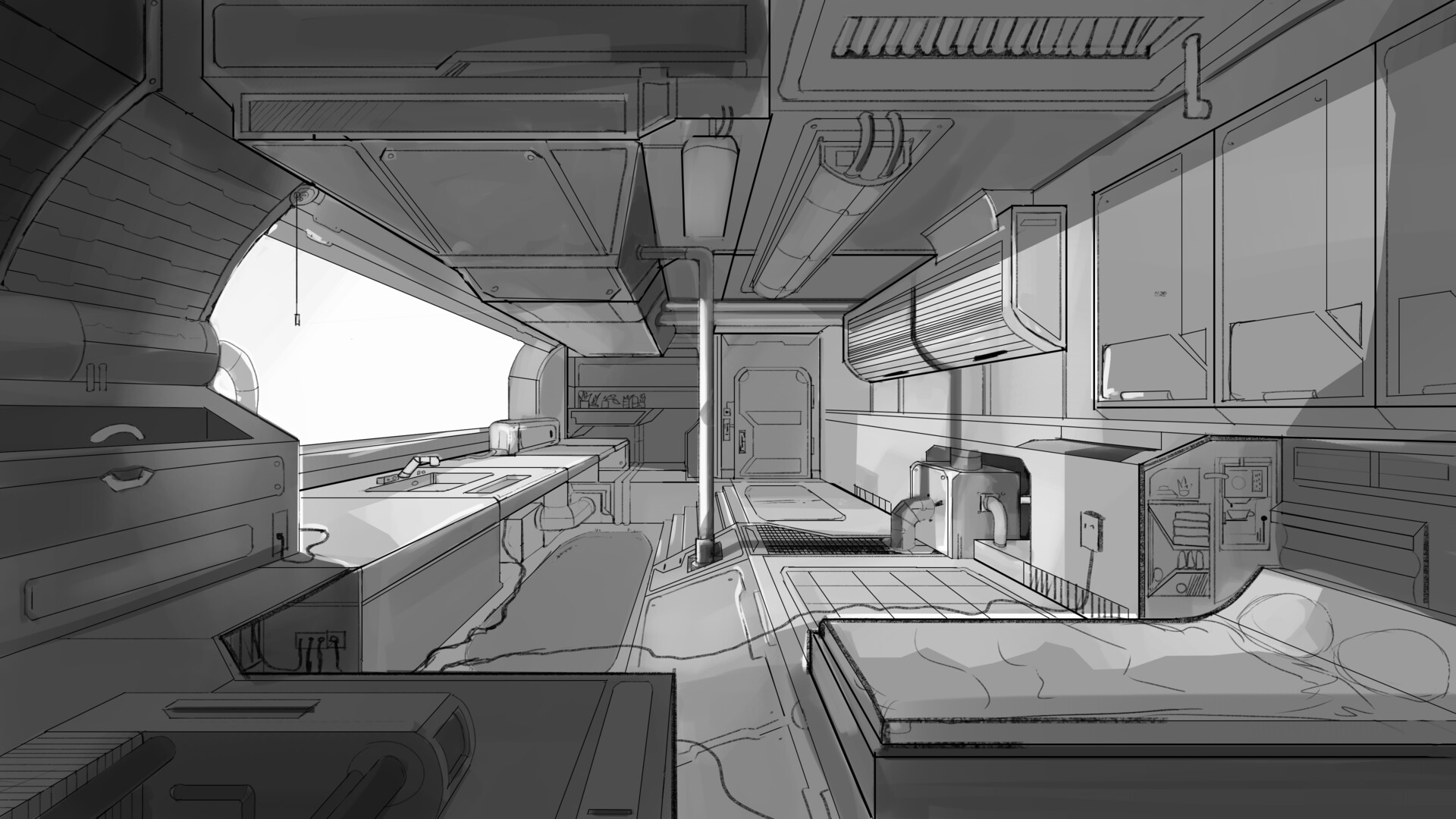 ArtStation - Perspective study