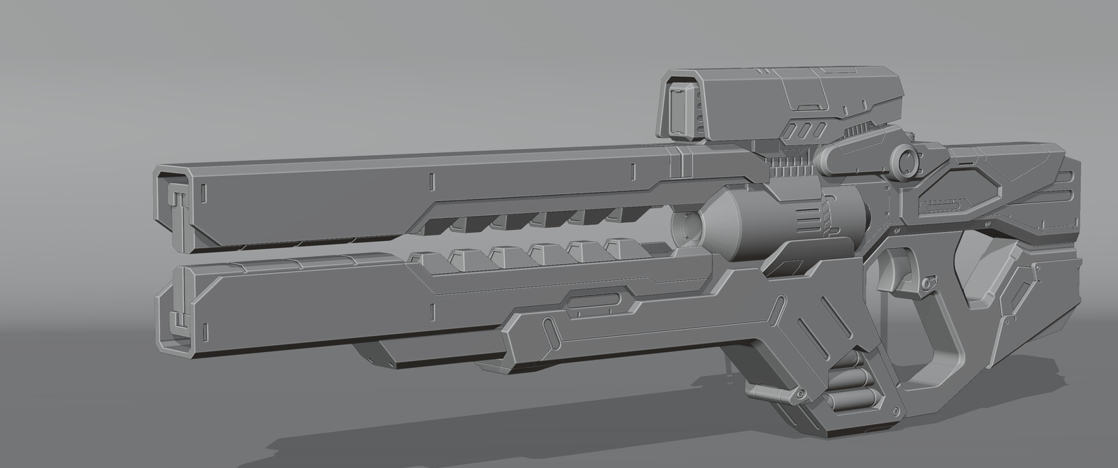 Macon Campbell - Sci-Fi Railgun Concept