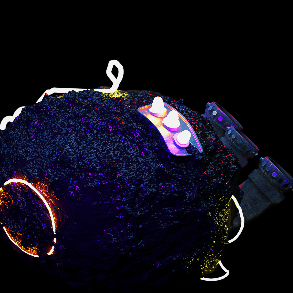 ArtStation - RGB Gamer Rock