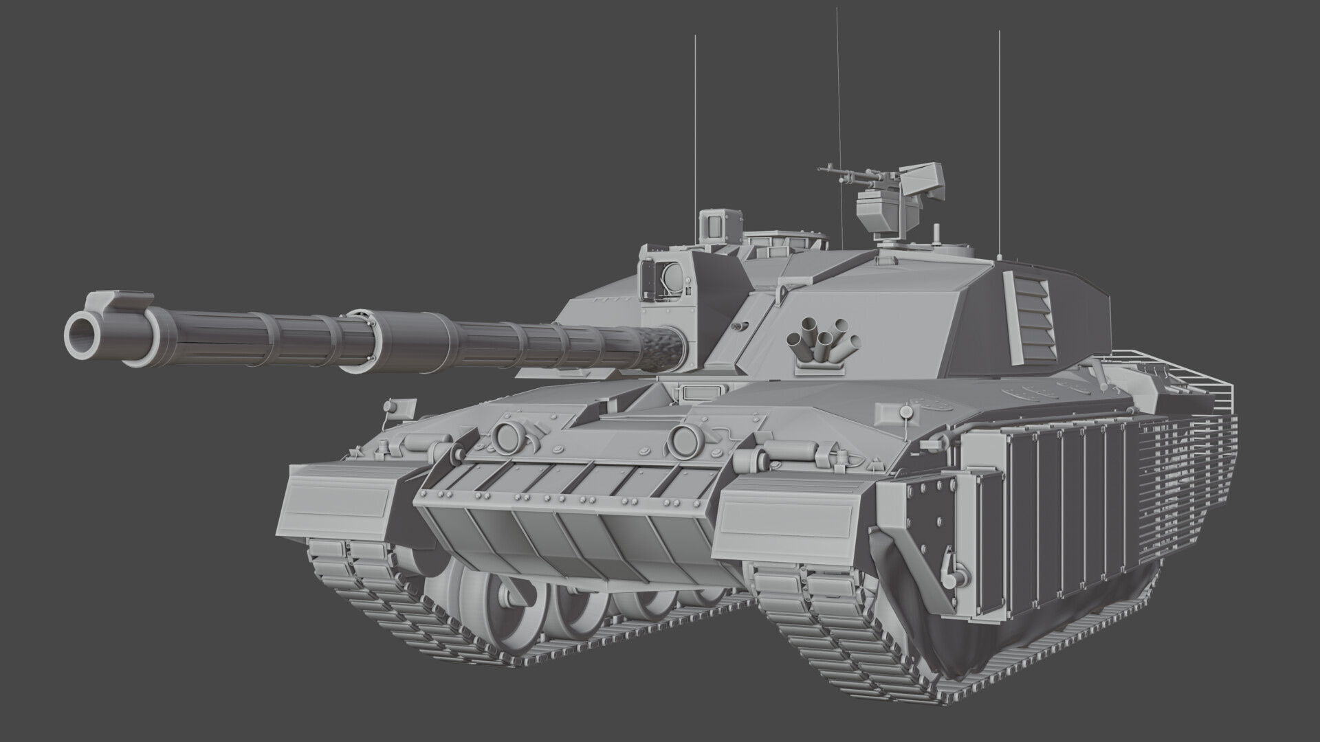 ArtStation - Challenger 2 MBT