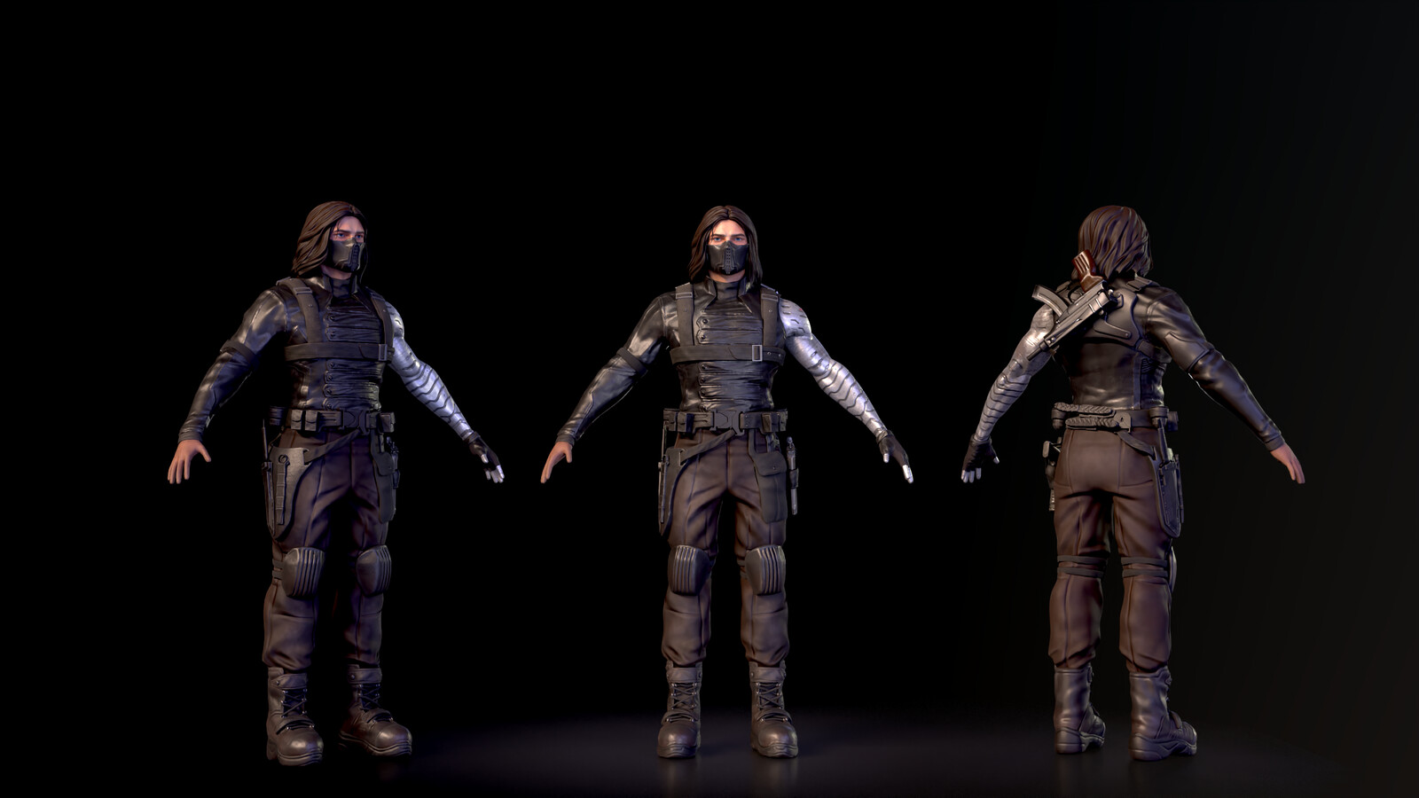 nhminh14 - Bucky Barnes - The Winter Soldier Fan Art.