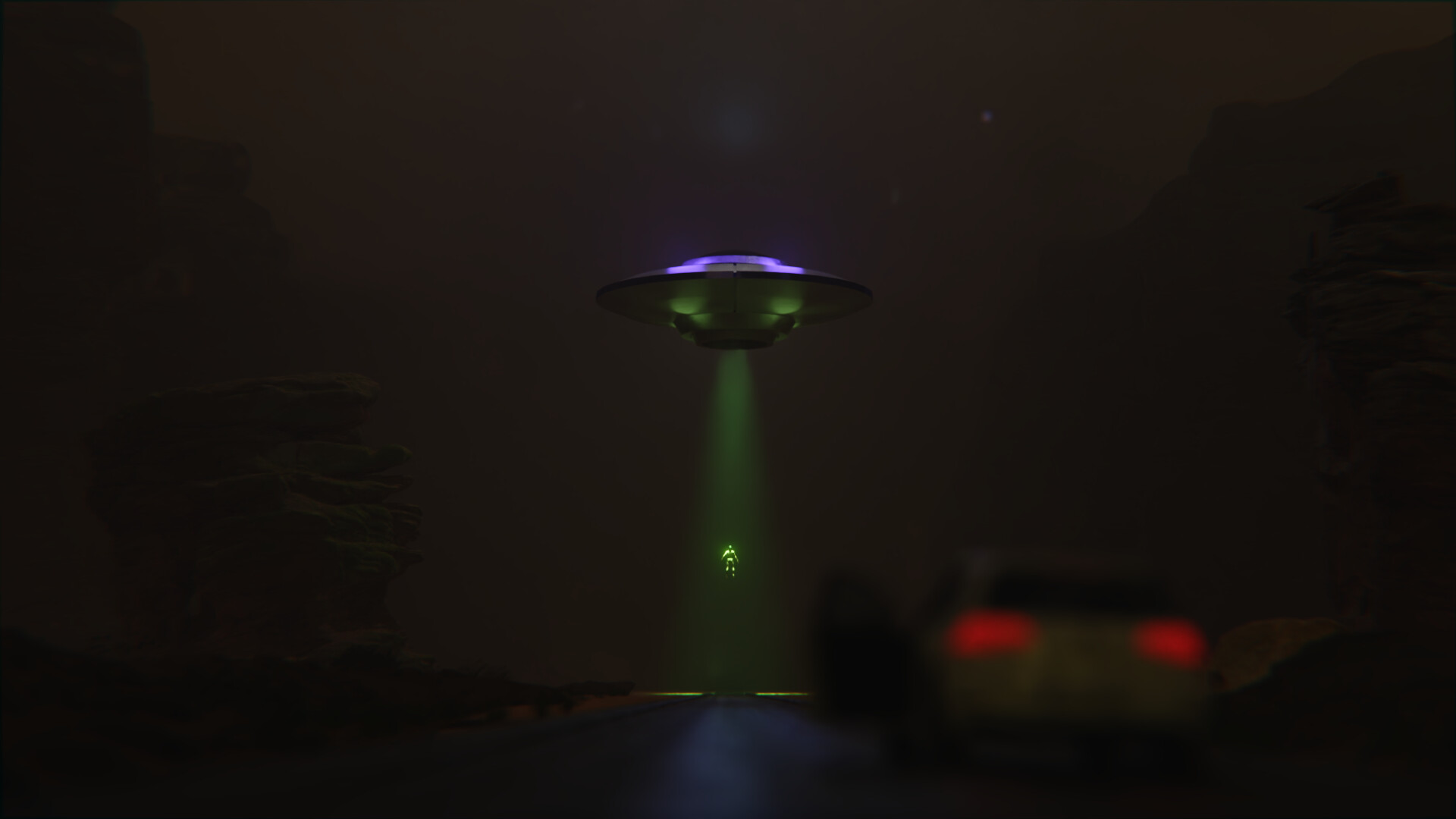 ArtStation - UFO Abduction