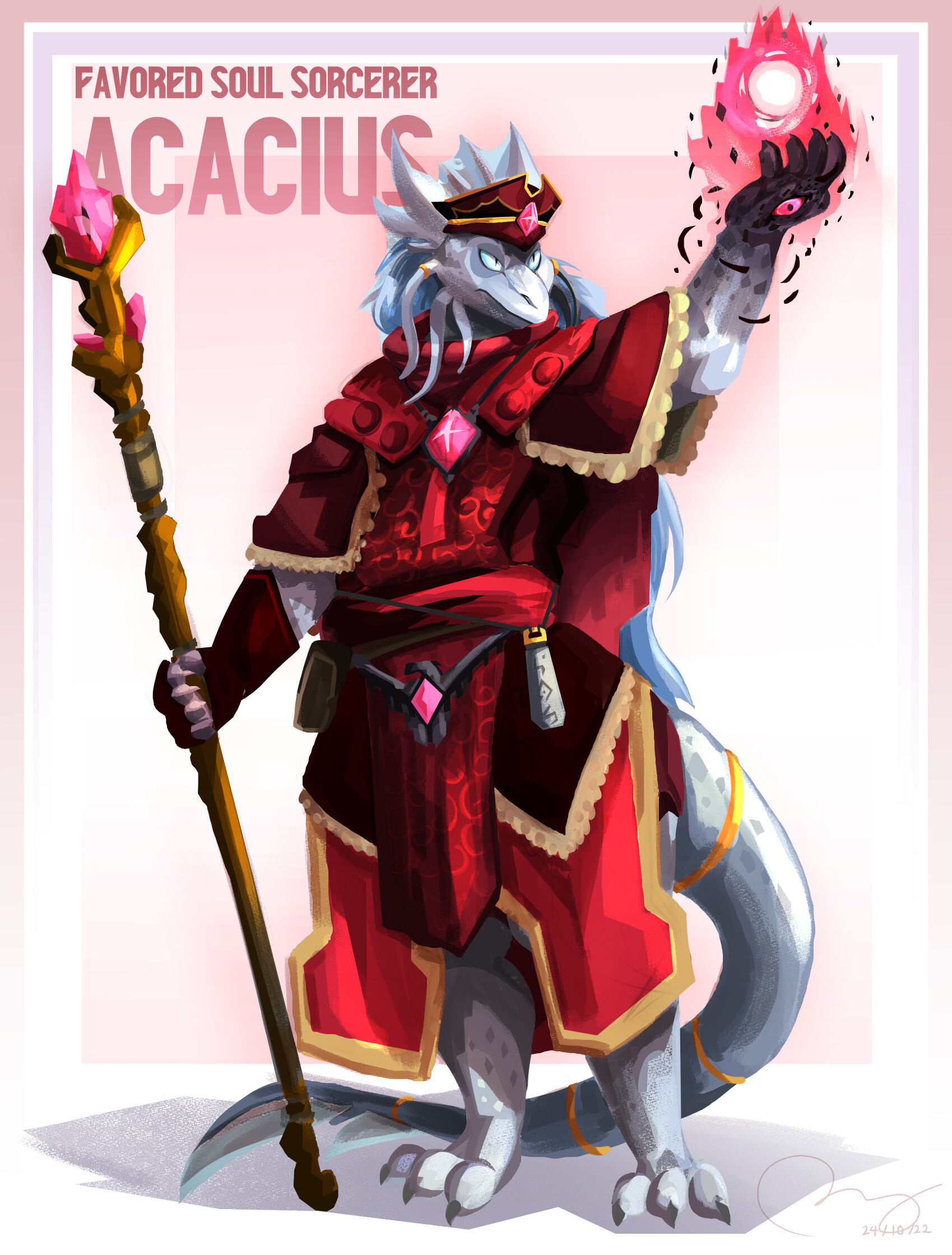 ArtStation - CAP - 016 | Acacius - Sorcerer Character Concept