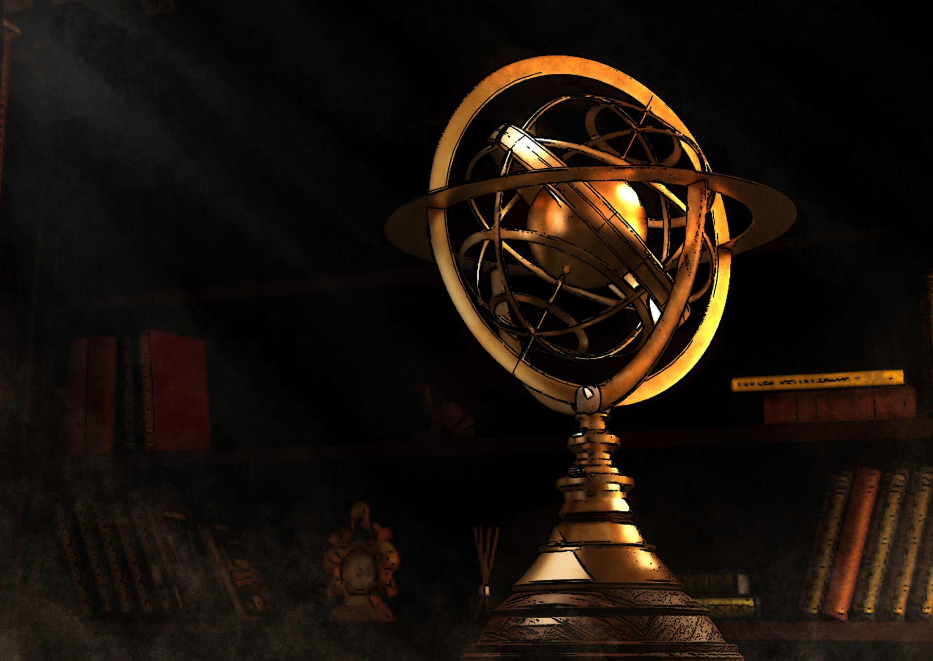 ArtStation - Armillary Sphere