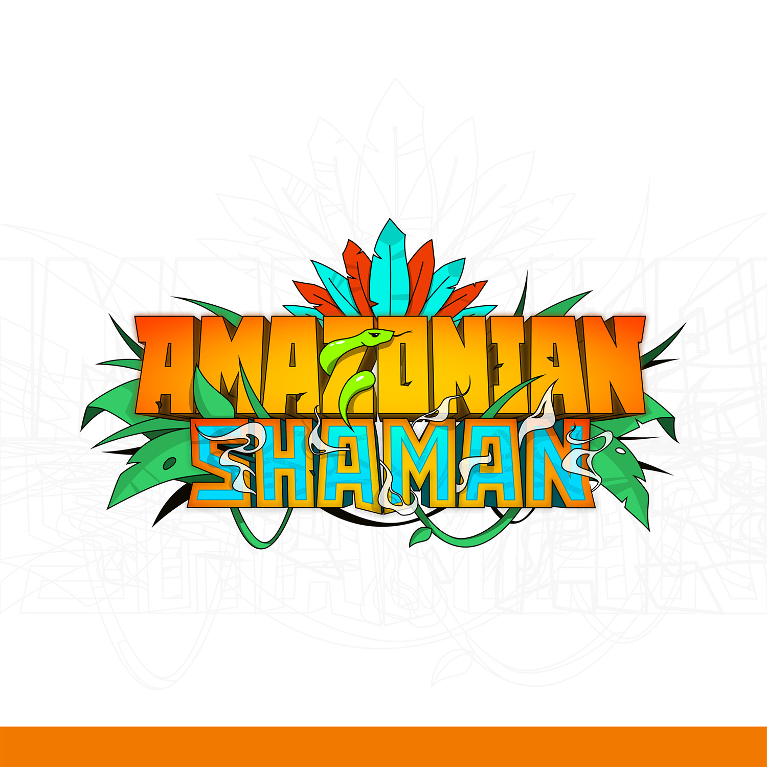 ArtStation - Amazonian Shaman game logo