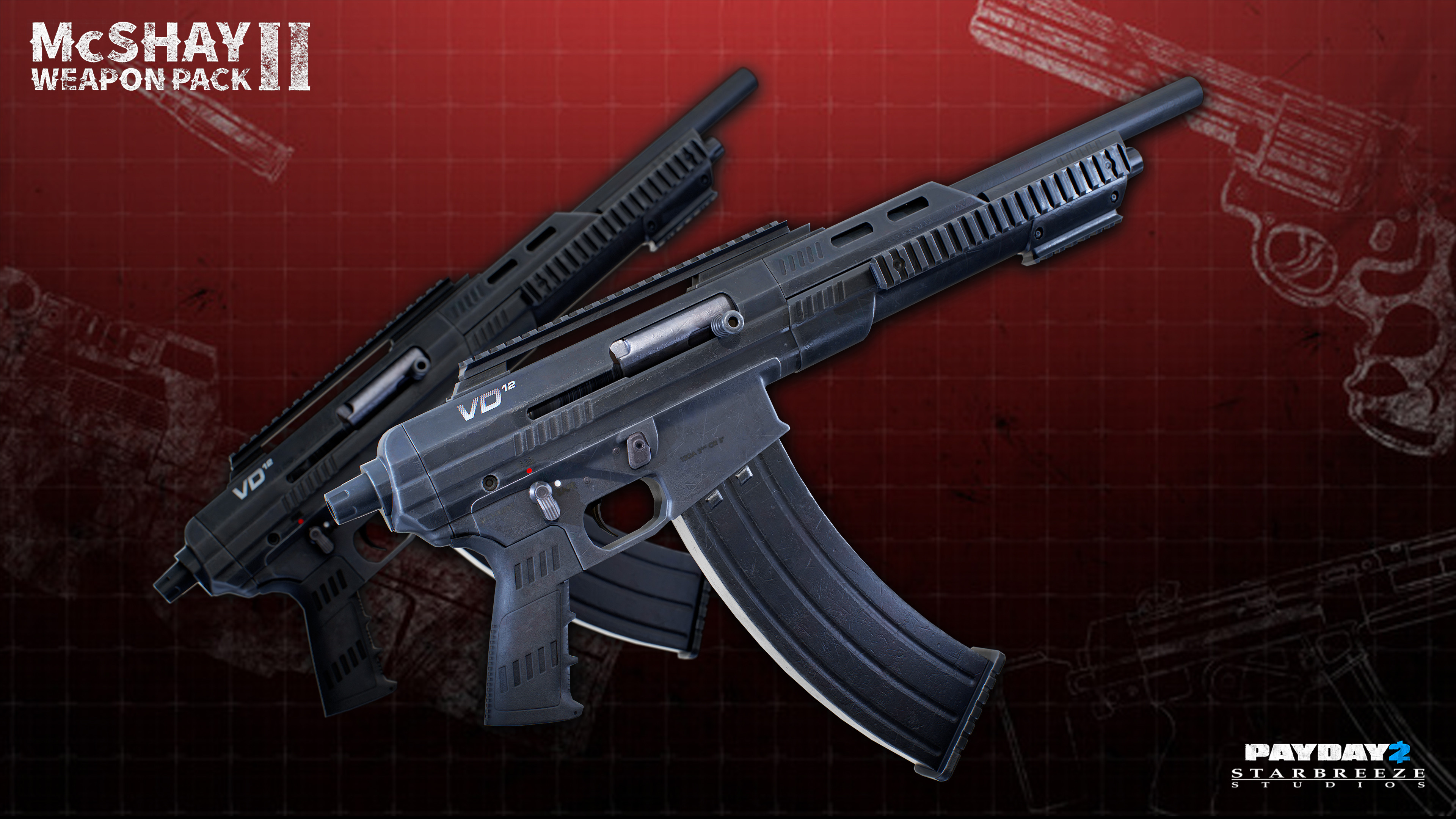 BlackIce Art - Payday 2 - VD-12 Shotgun Short