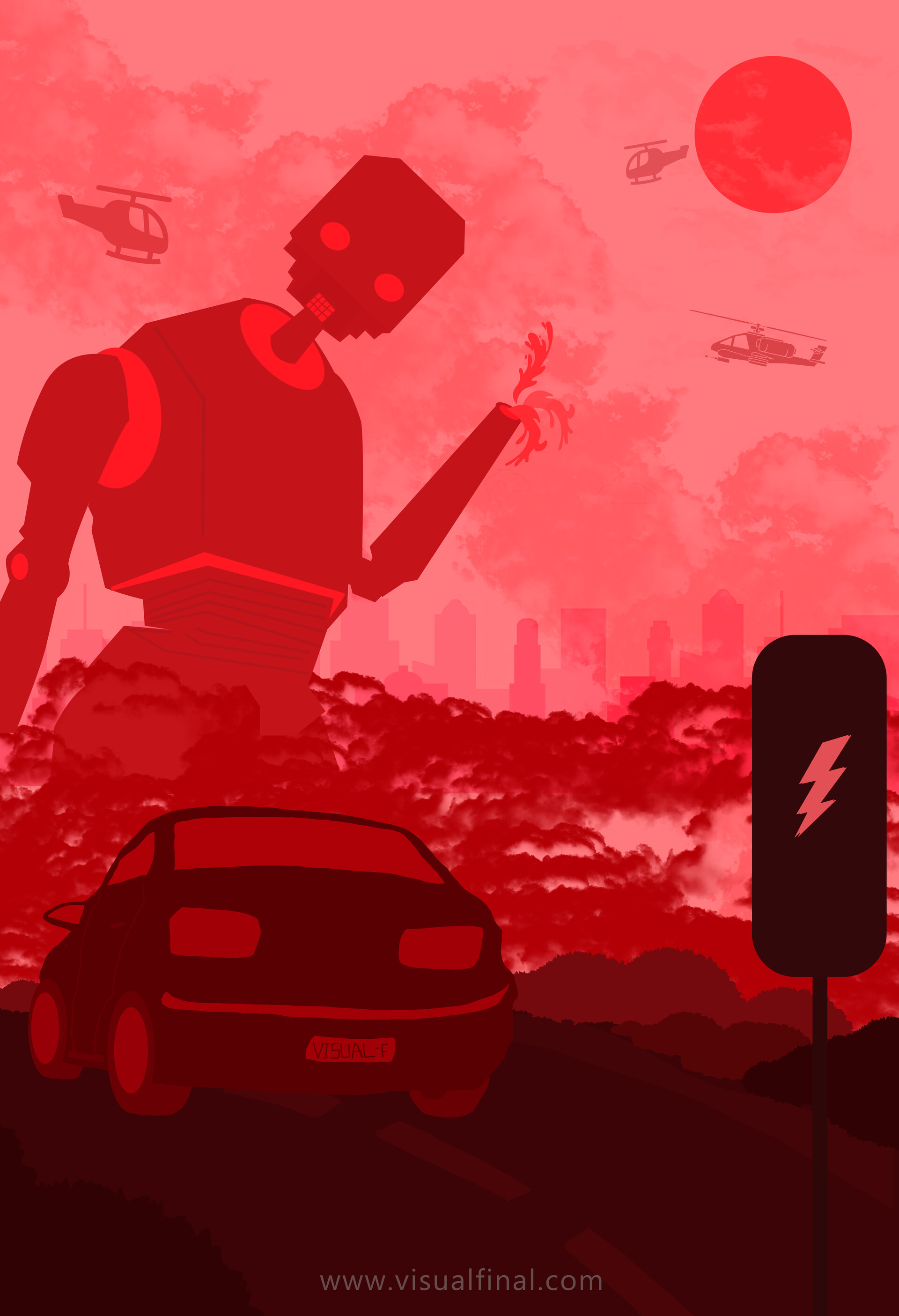 ArtStation - Red City