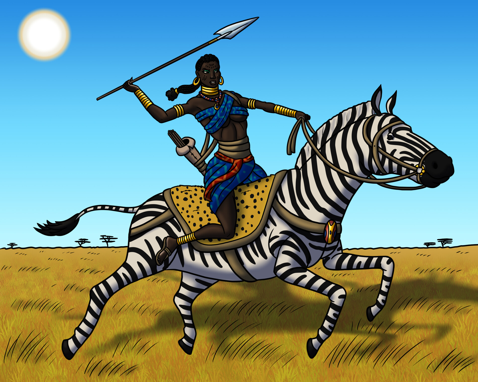 ArtStation - Zebra Skirmisher