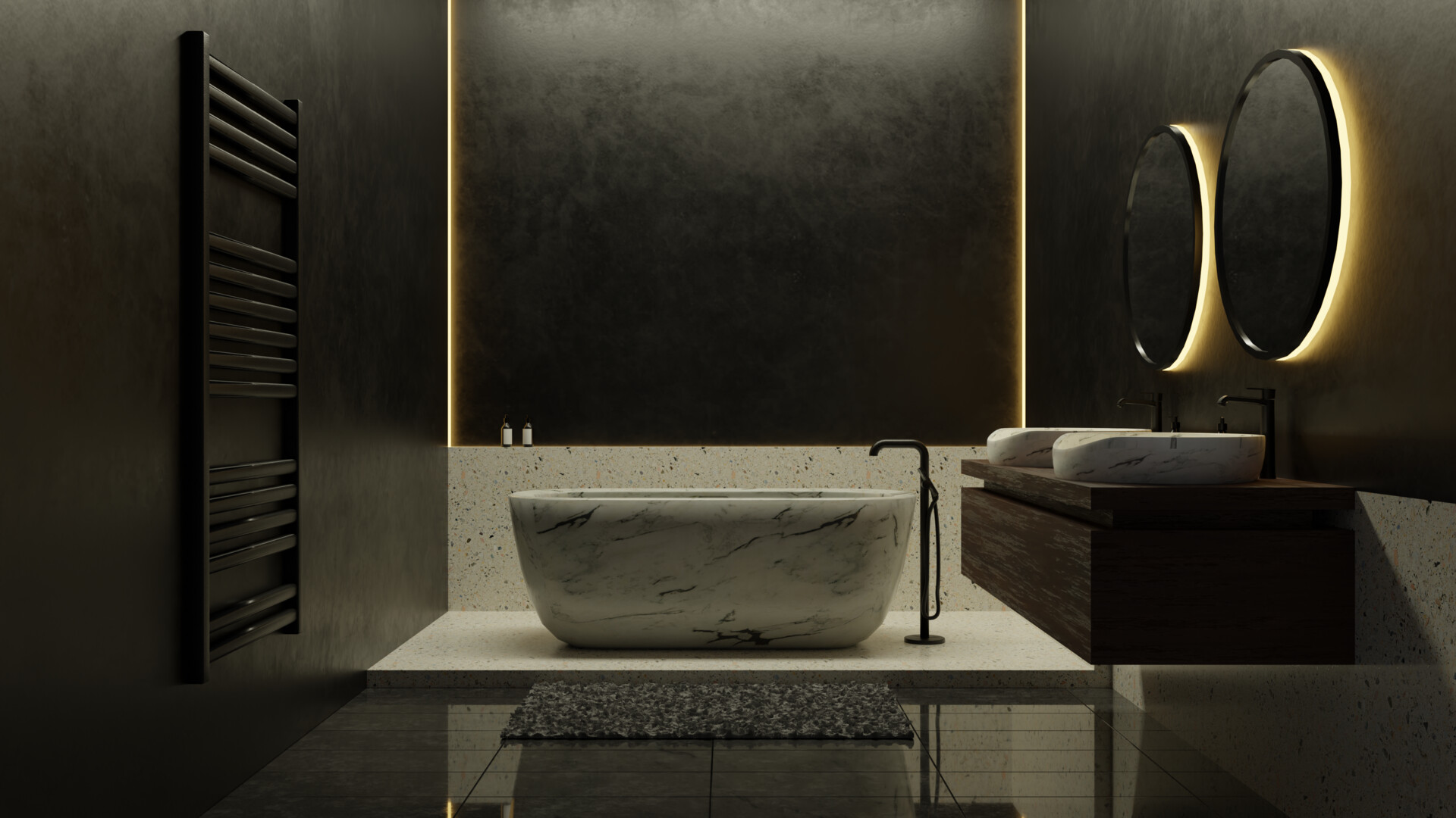 ArtStation - Bathroom in Modern Style