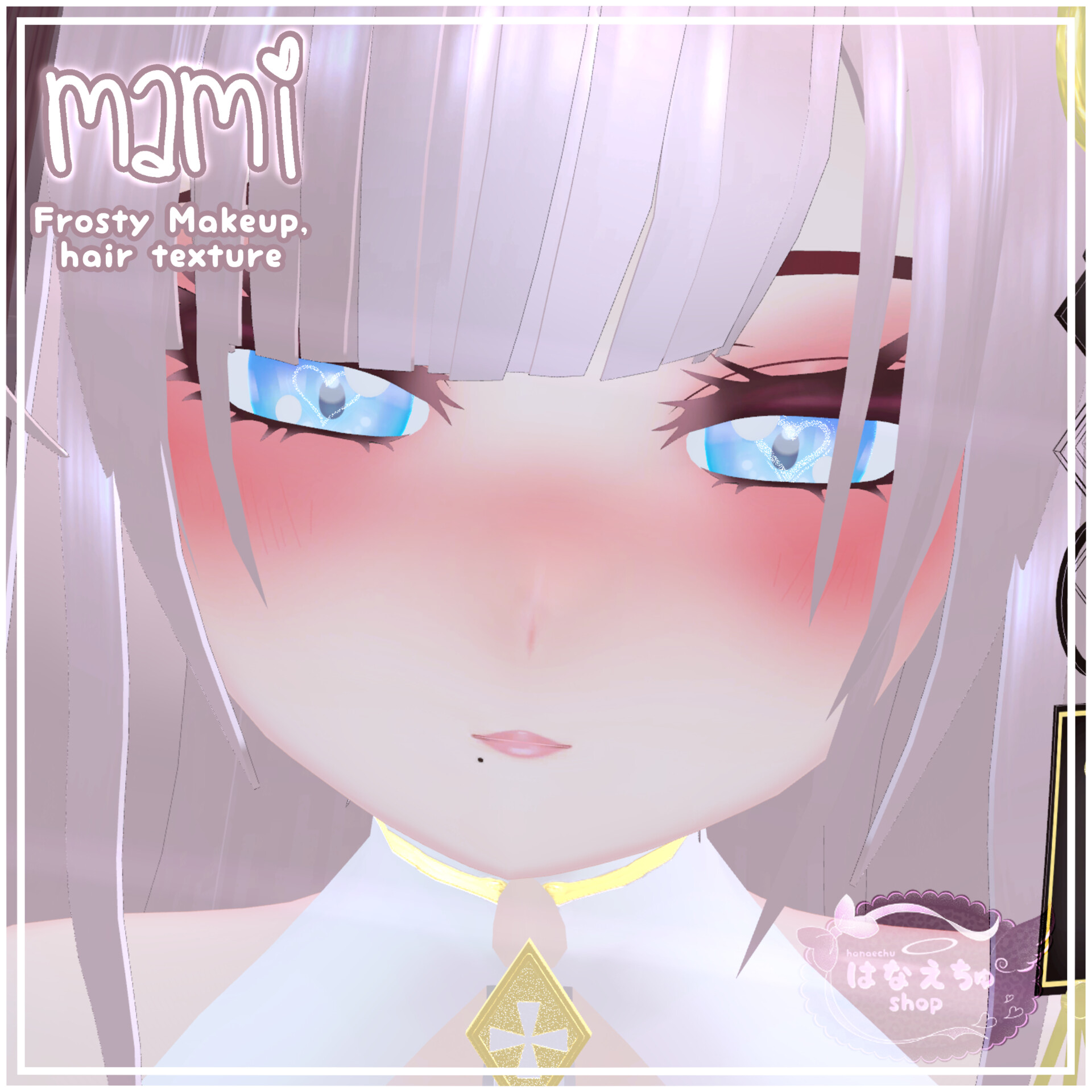 ArtStation - Mami Frost makeup and hair texture Set Unitypackage