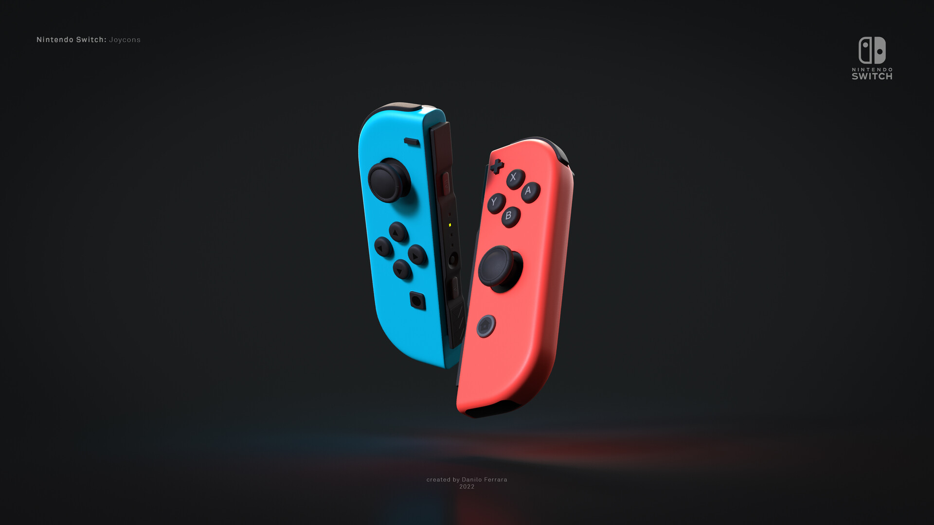 Danilo Ferrara - 3D Artist - Nintendo Switch: Joycons