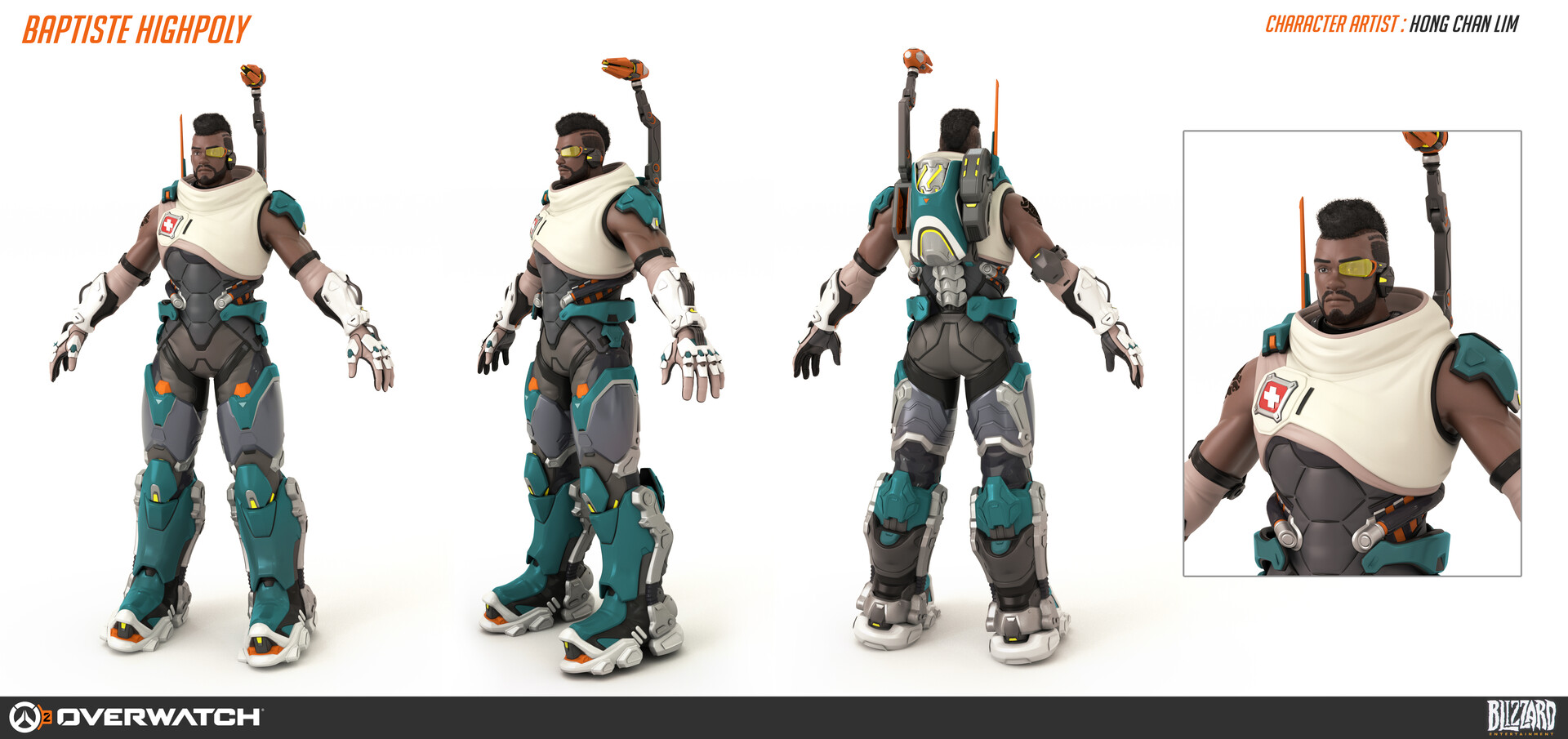 Hong - Overwatch 2 Baptiste Highpoly