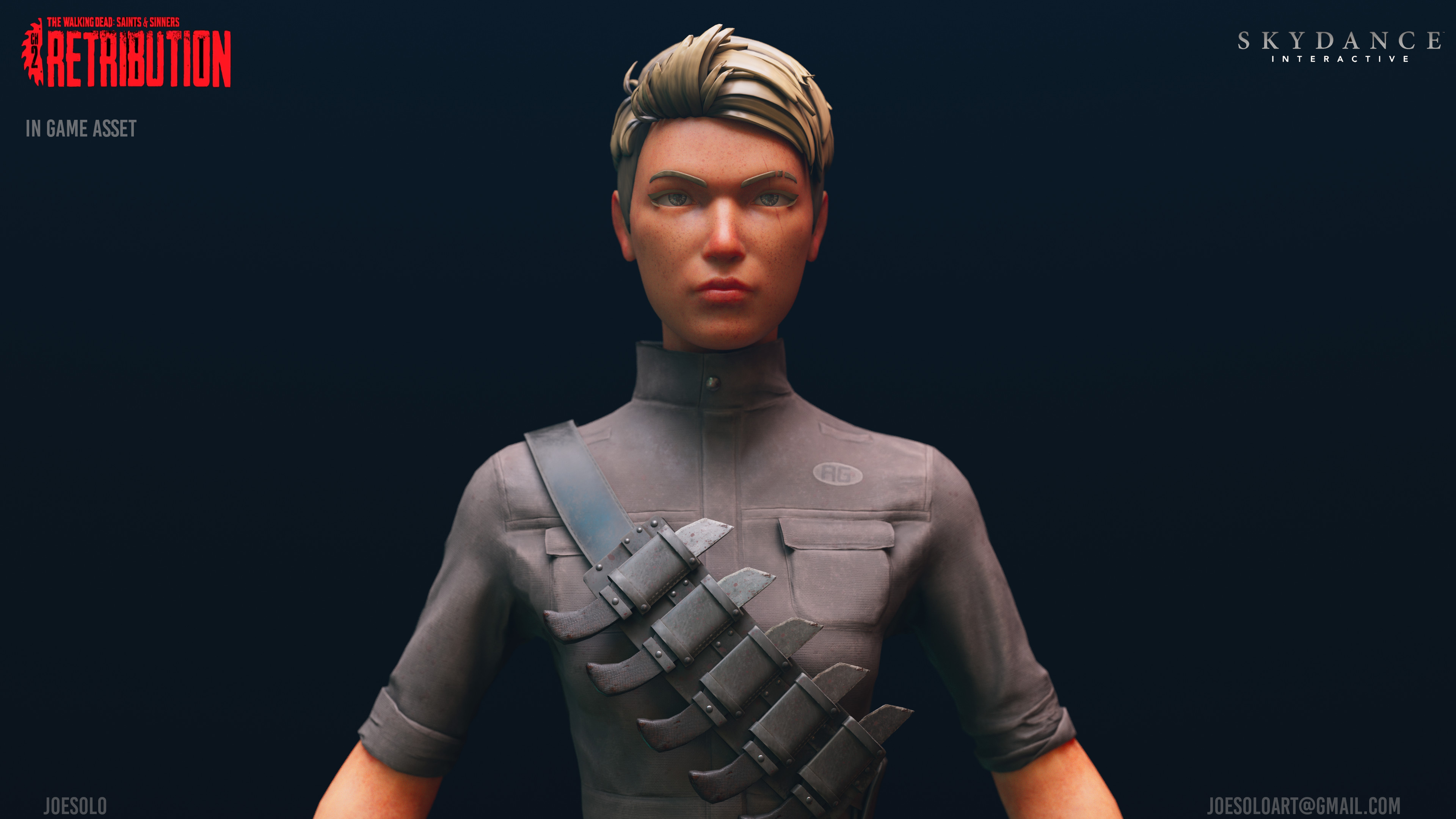 Joe Solo - TWD Saints and Sinners Chapter 2 - Sable Low Poly- 2022