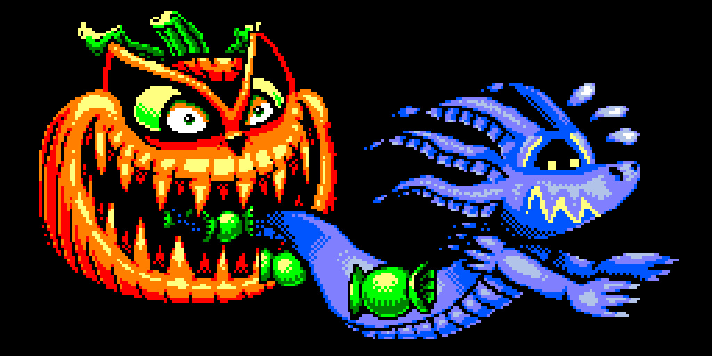 ArtStation - Wraith Stegon in Flee from the Ghostvore Pumpkin!