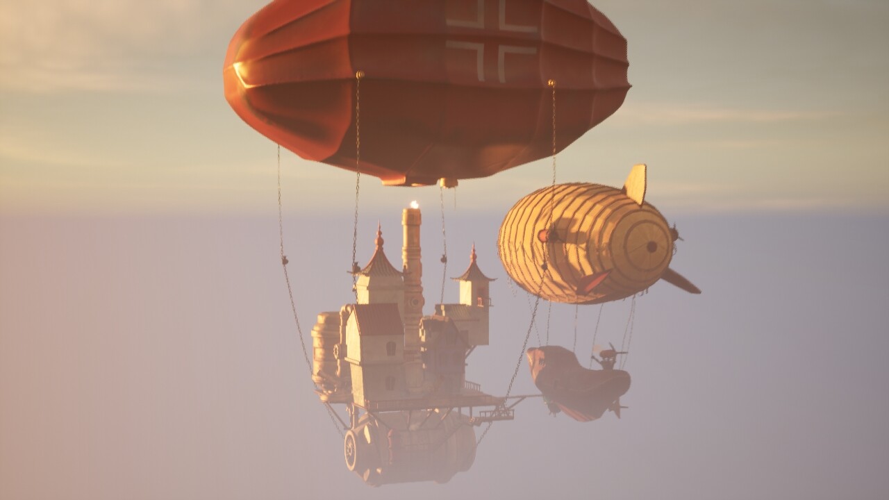 ArtStation - steampunk scene unreal