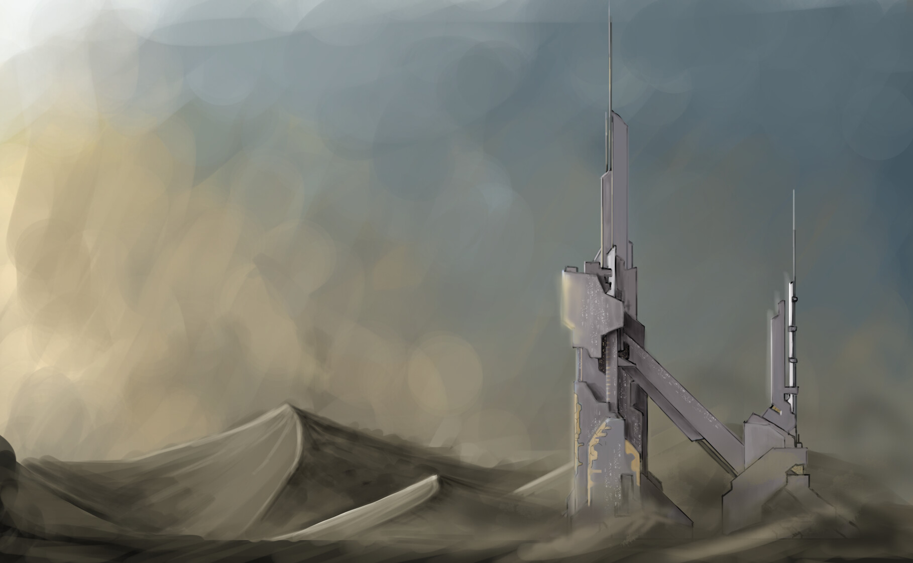 ArtStation - Environmental Painting with Building