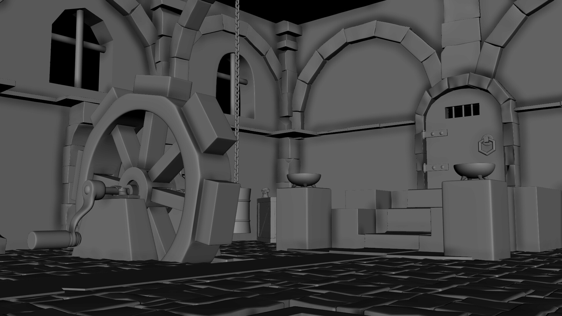 ArtStation - Castle Lobby Set