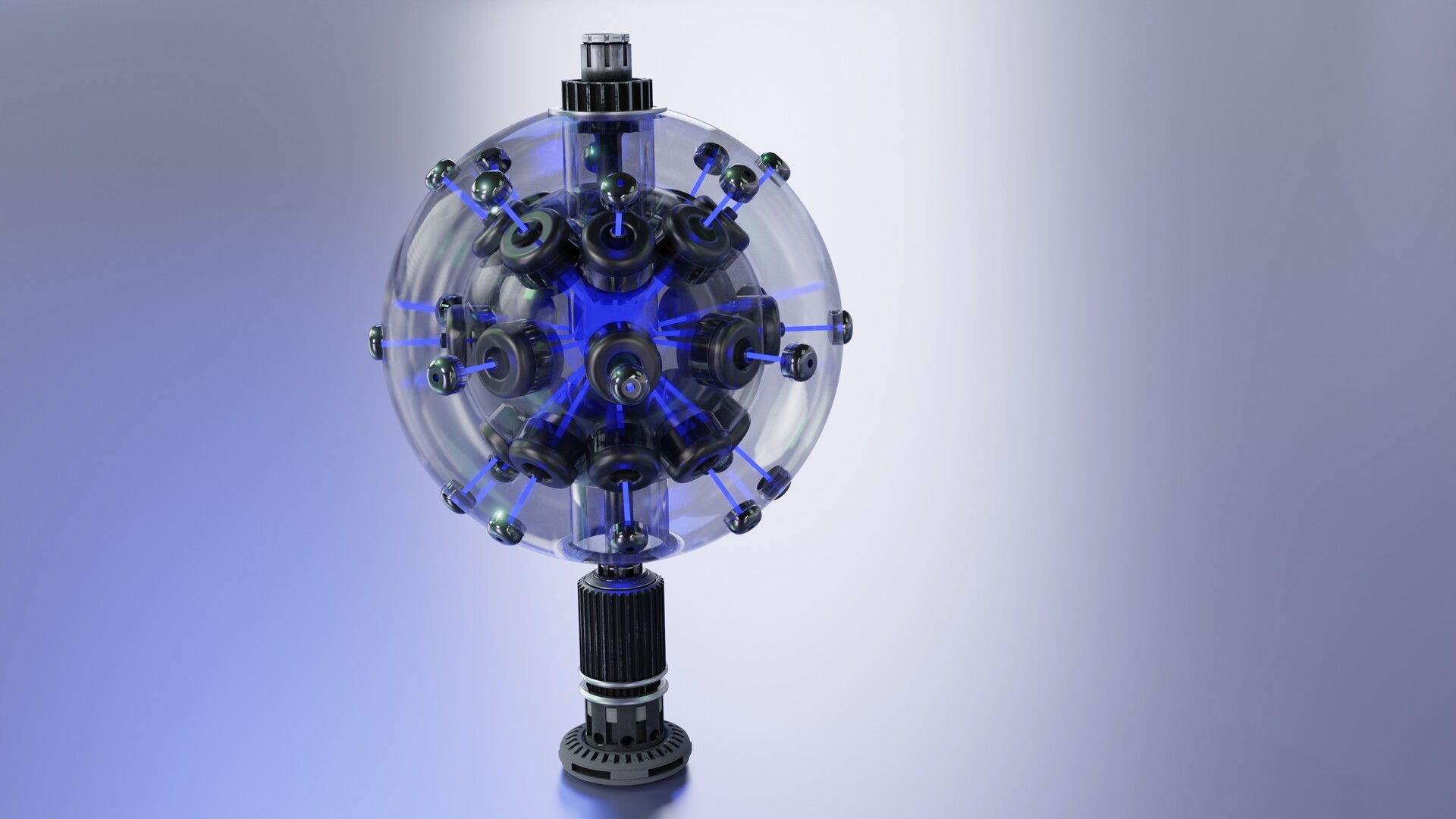 ArtStation - ROBOTIC BRAIN with Components