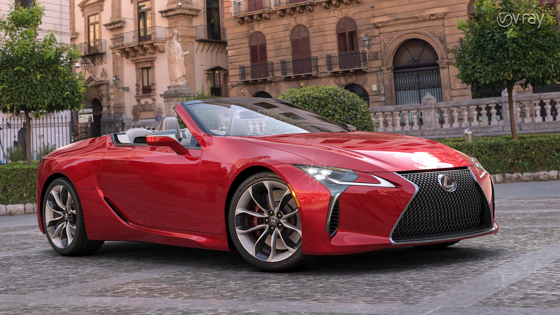 Vladislav Georgiev - Lexus LC 500 - Automotive render and retouch