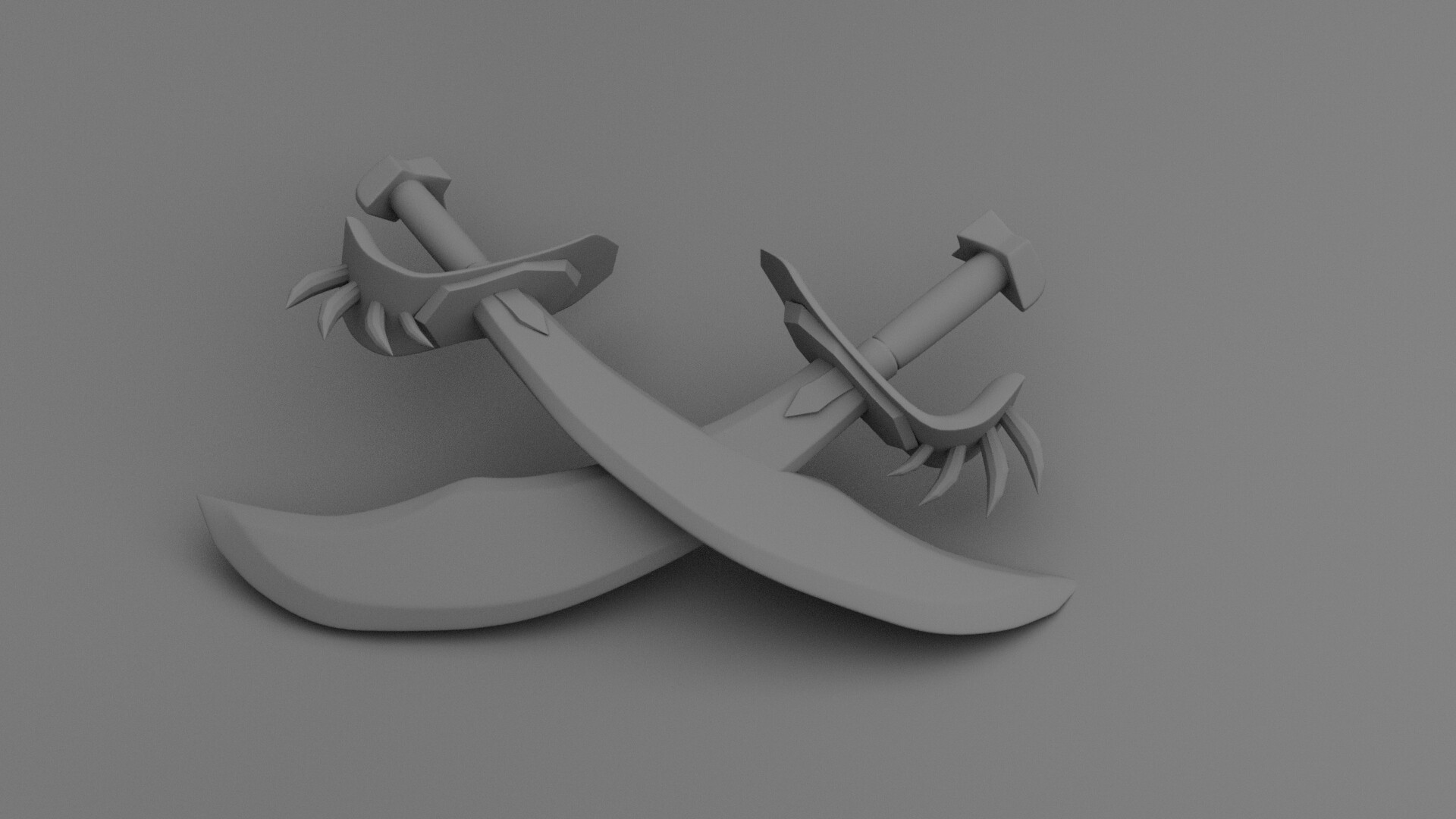 ArtStation - Created a pirate sword in Autodesk Maya