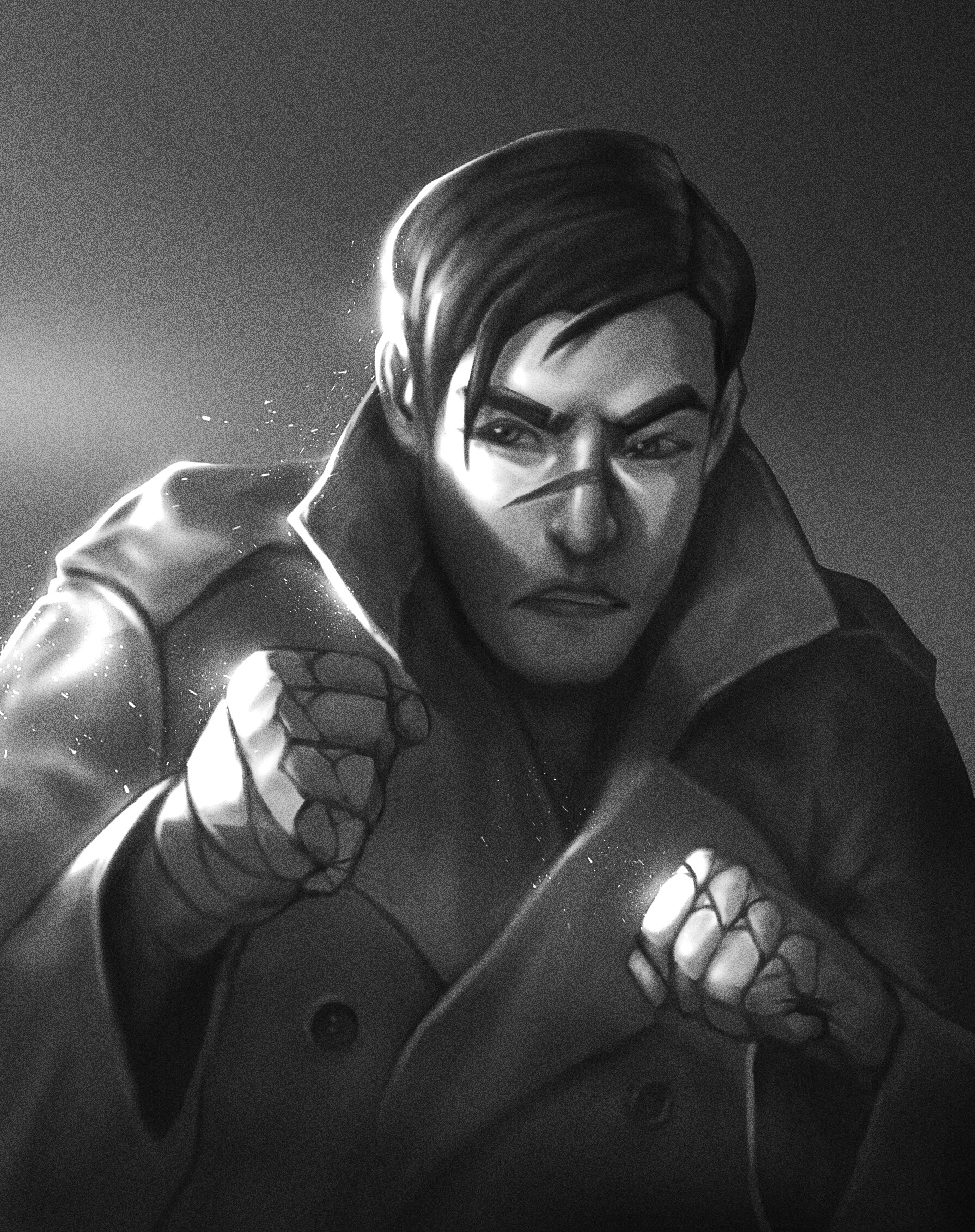 ArtStation - Noir Character Sketch