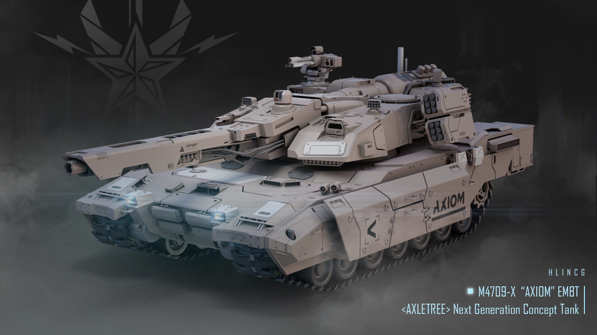 LIN - M4709-X“Axiom” MBT 3D concept