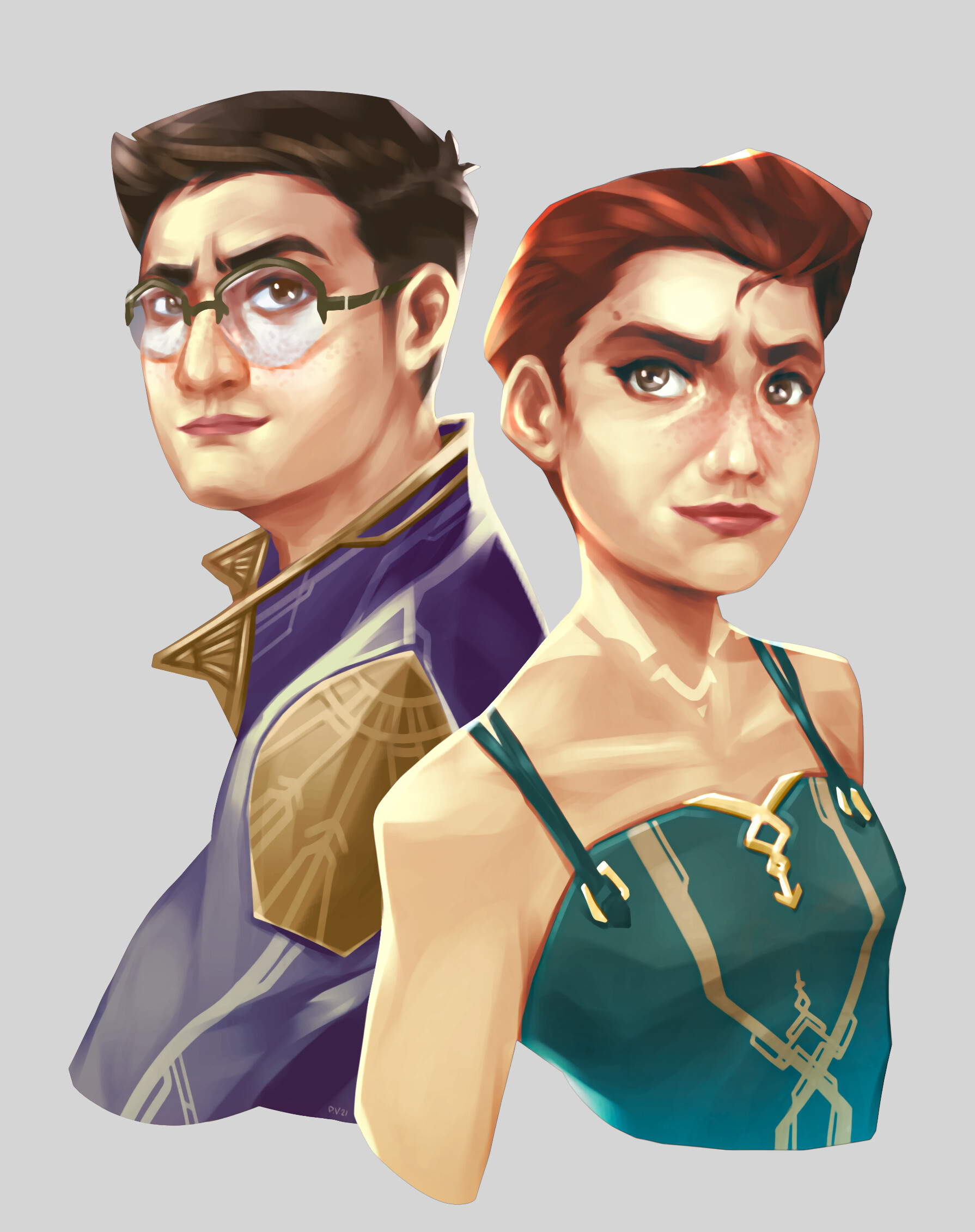 ArtStation - Arcane -Inspired Portraits