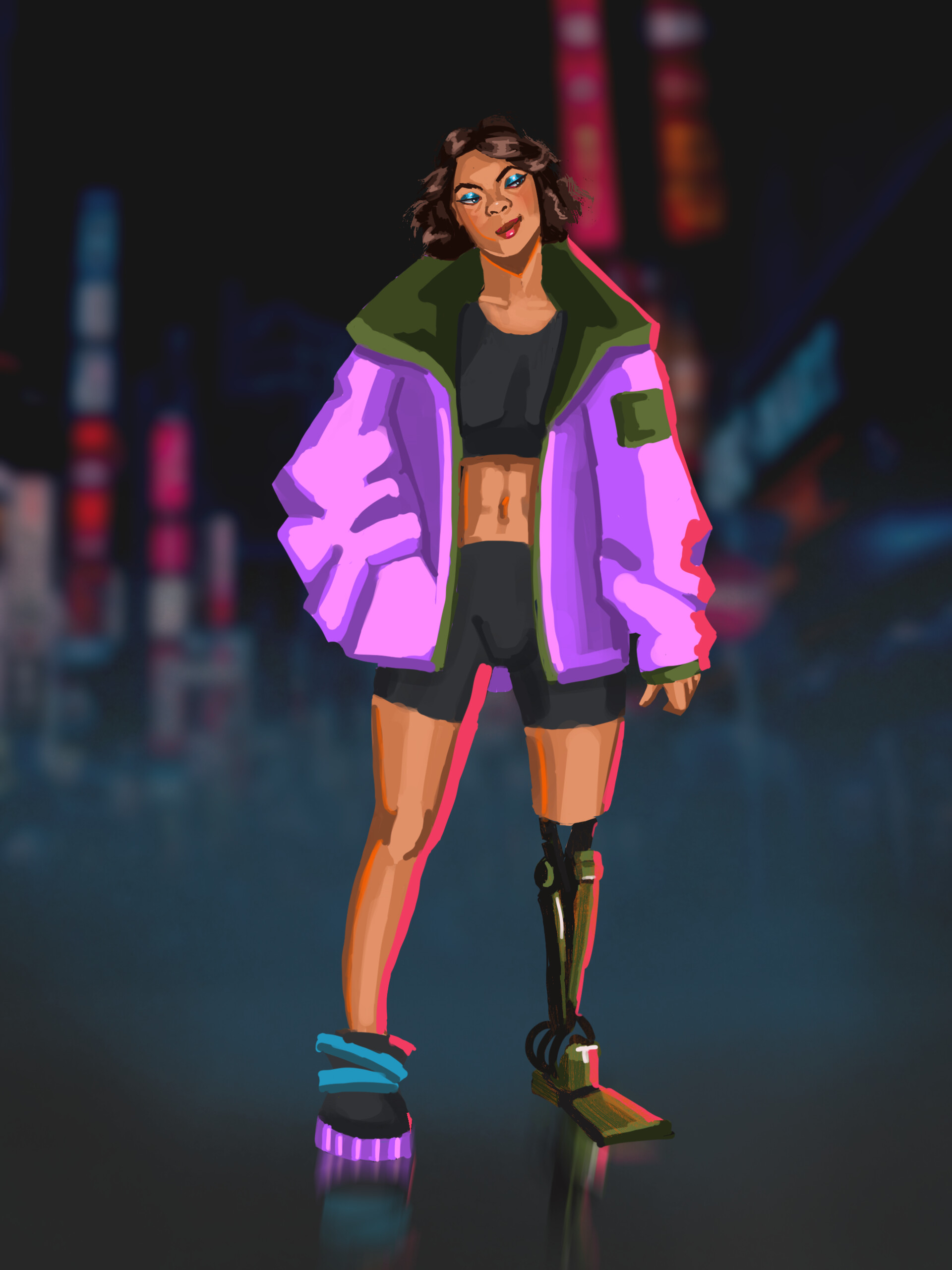 ArtStation - Cyberpunk Kid