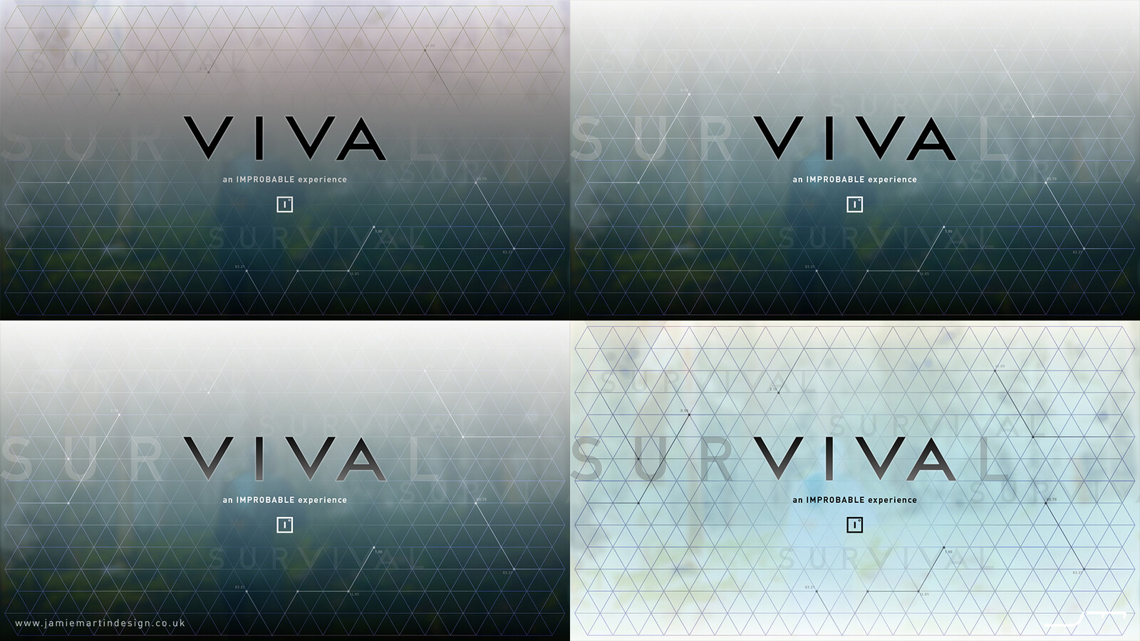 Jamie Martin - 'Survival': Logos & GUI - concept art