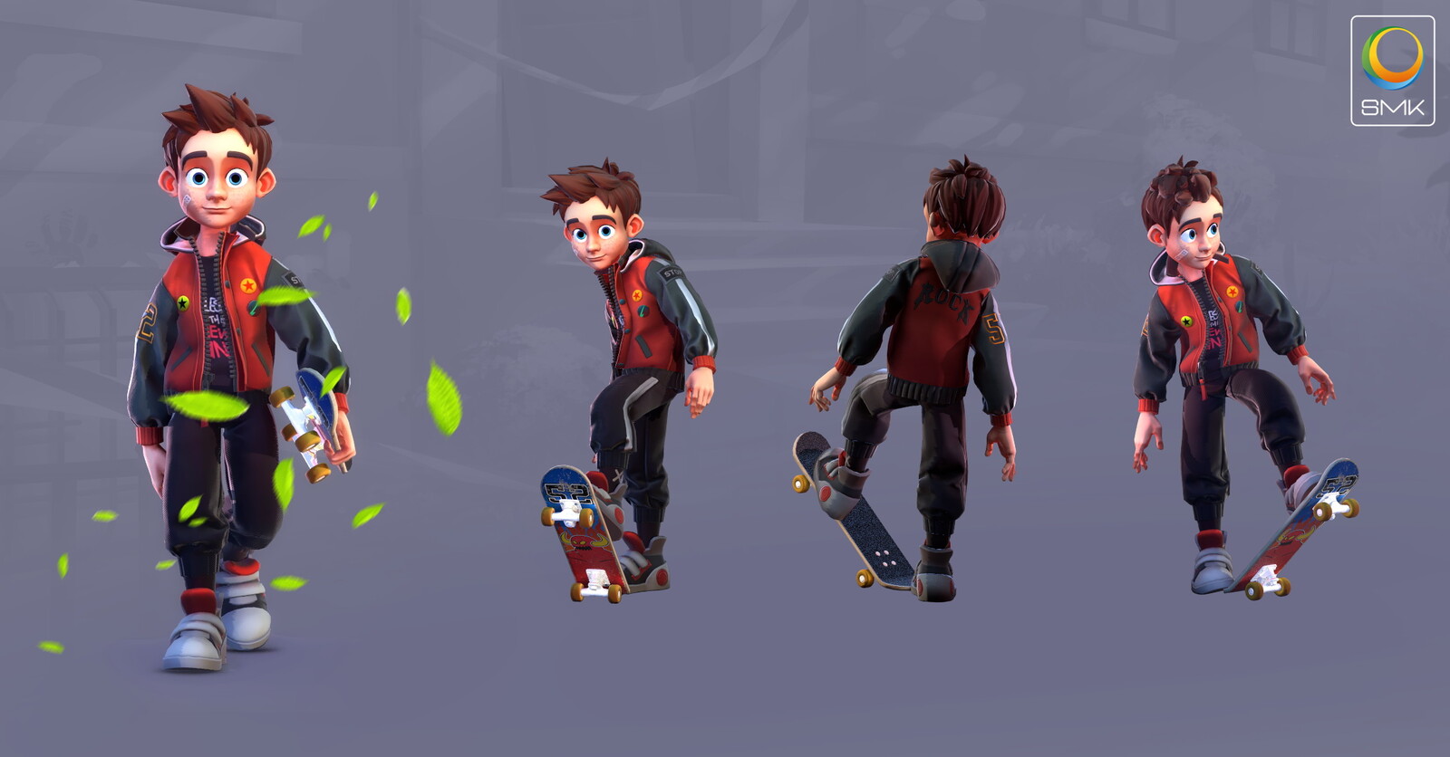 SMK Team [2016 - 2022] - Skater Boy. 3D and Animation