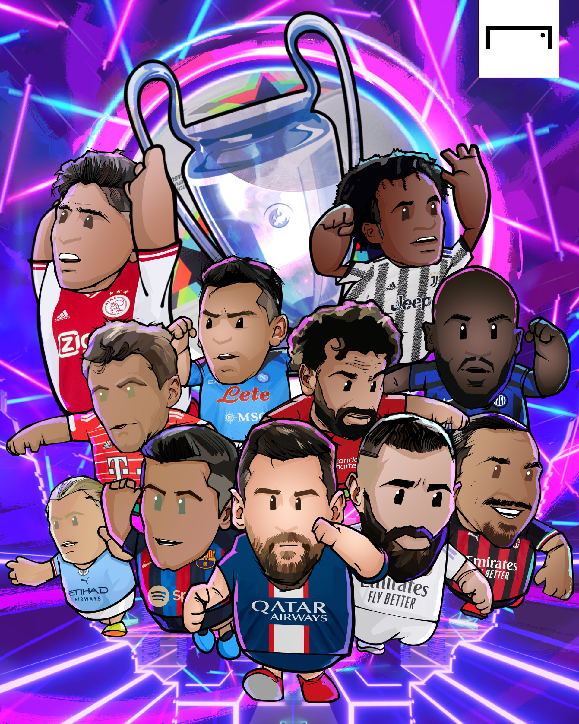 ArtStation - Fall Guys Champions League feat Goal