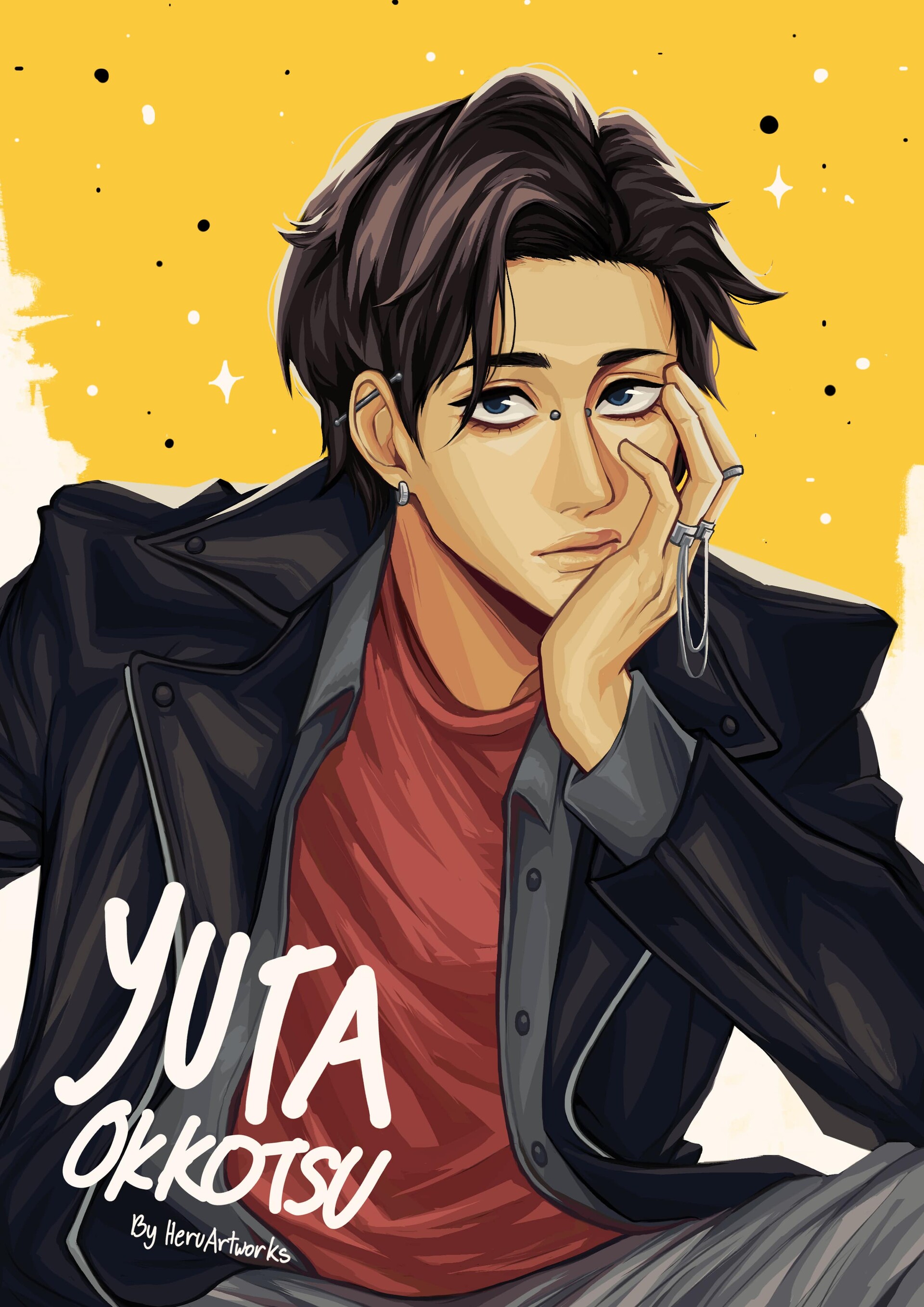 ArtStation - Jujustsu Kaisen - Yuta Okkotsu Fan Artwork