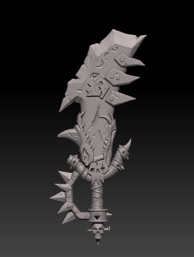 ArtStation - Orc Choppa Warhammer