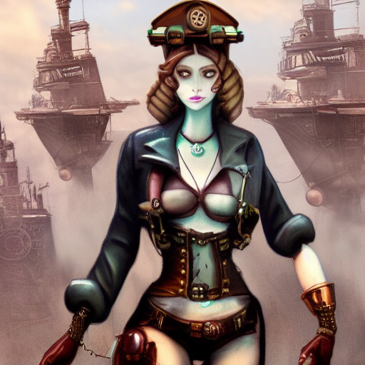 ArtStation - steampunk girl #6