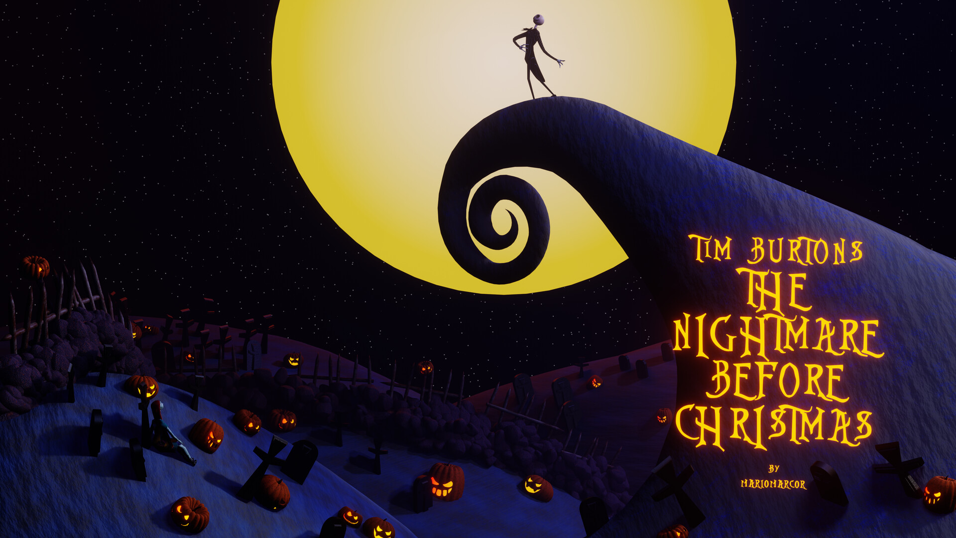 ArtStation - NIGHTMARE BEFORE CHRISTMAS