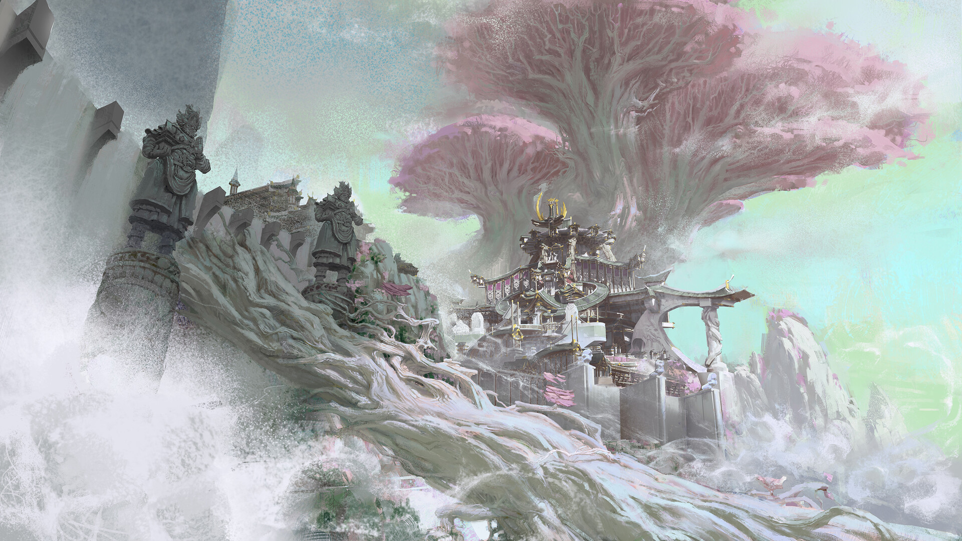 ArtStation - Giant Tree City