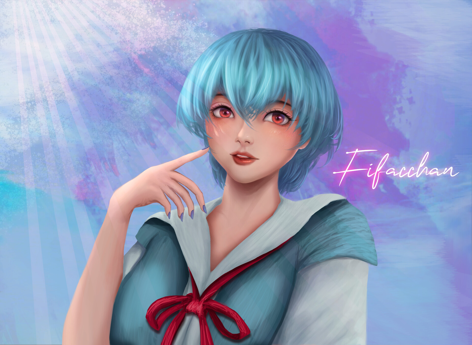 ArtStation - Rei Ayanami