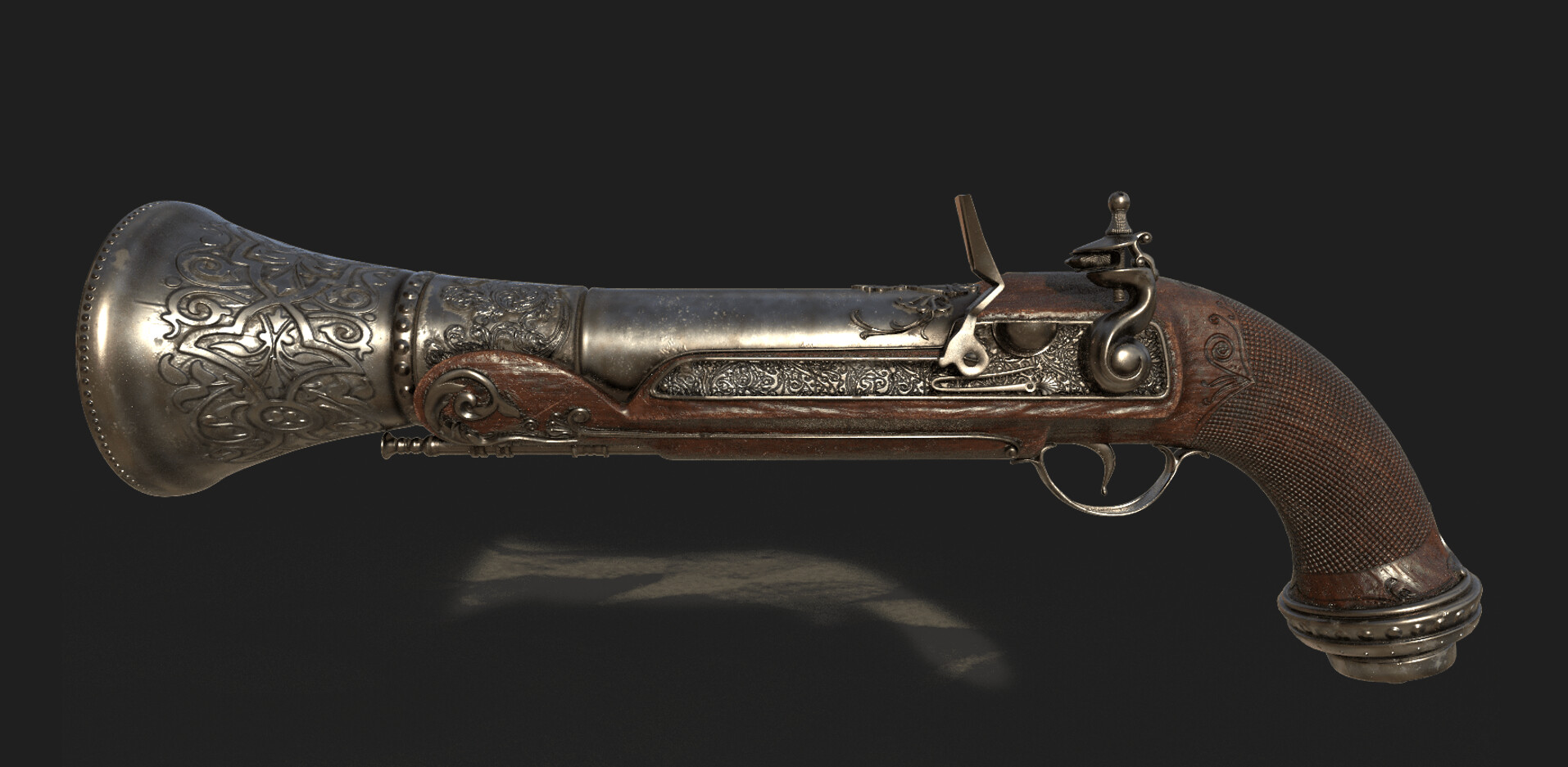 ArtStation - Blunderbuss asset creation (2018)