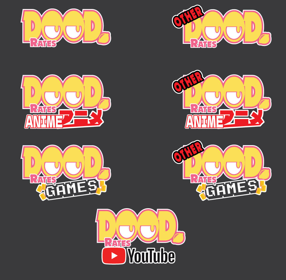 Phillip Hong - Logo Showcase #1 Dood Rates Logos