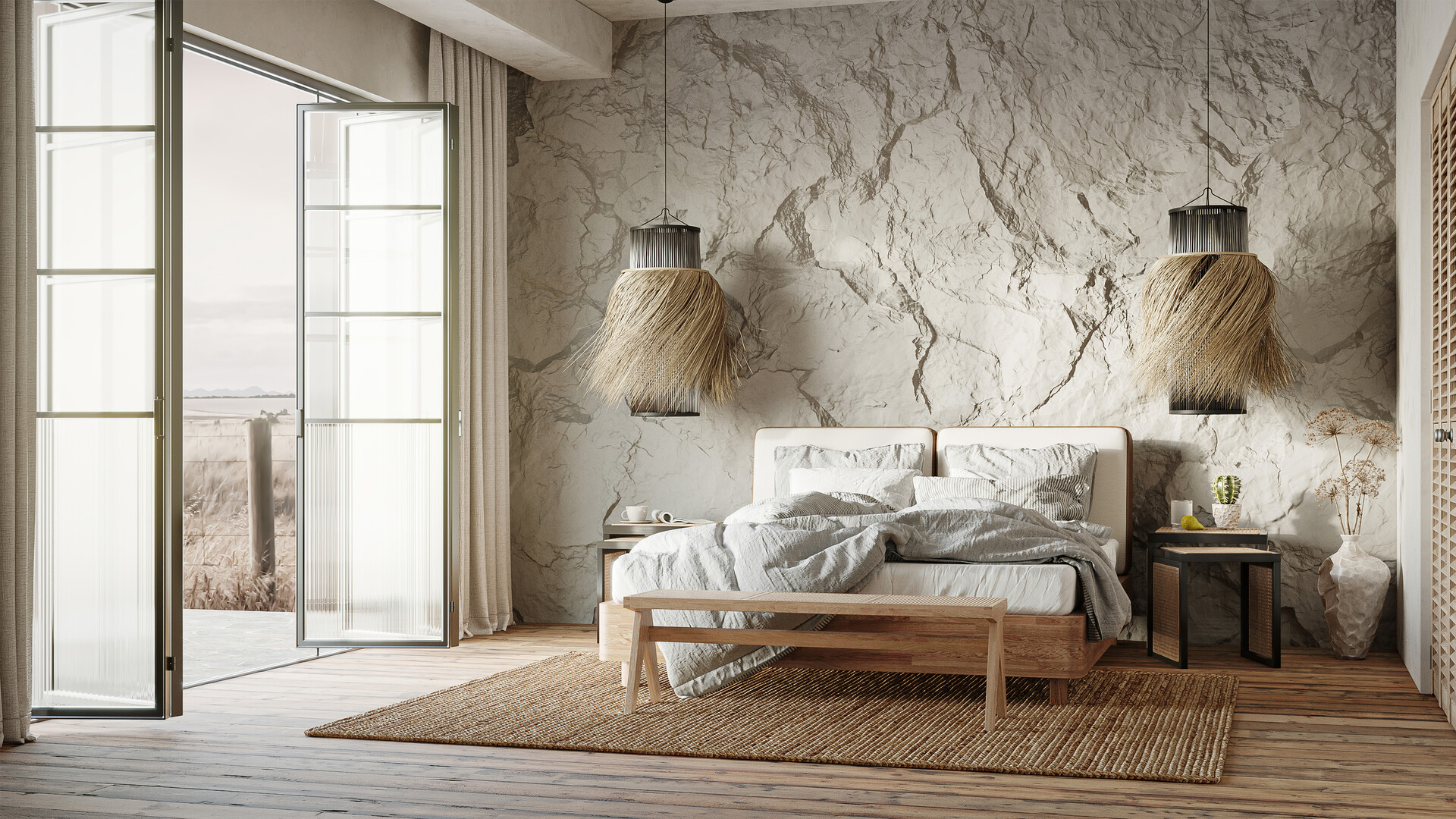 ArtStation - Lifestyle 3D Visualizations of a Lovely Bedside Table