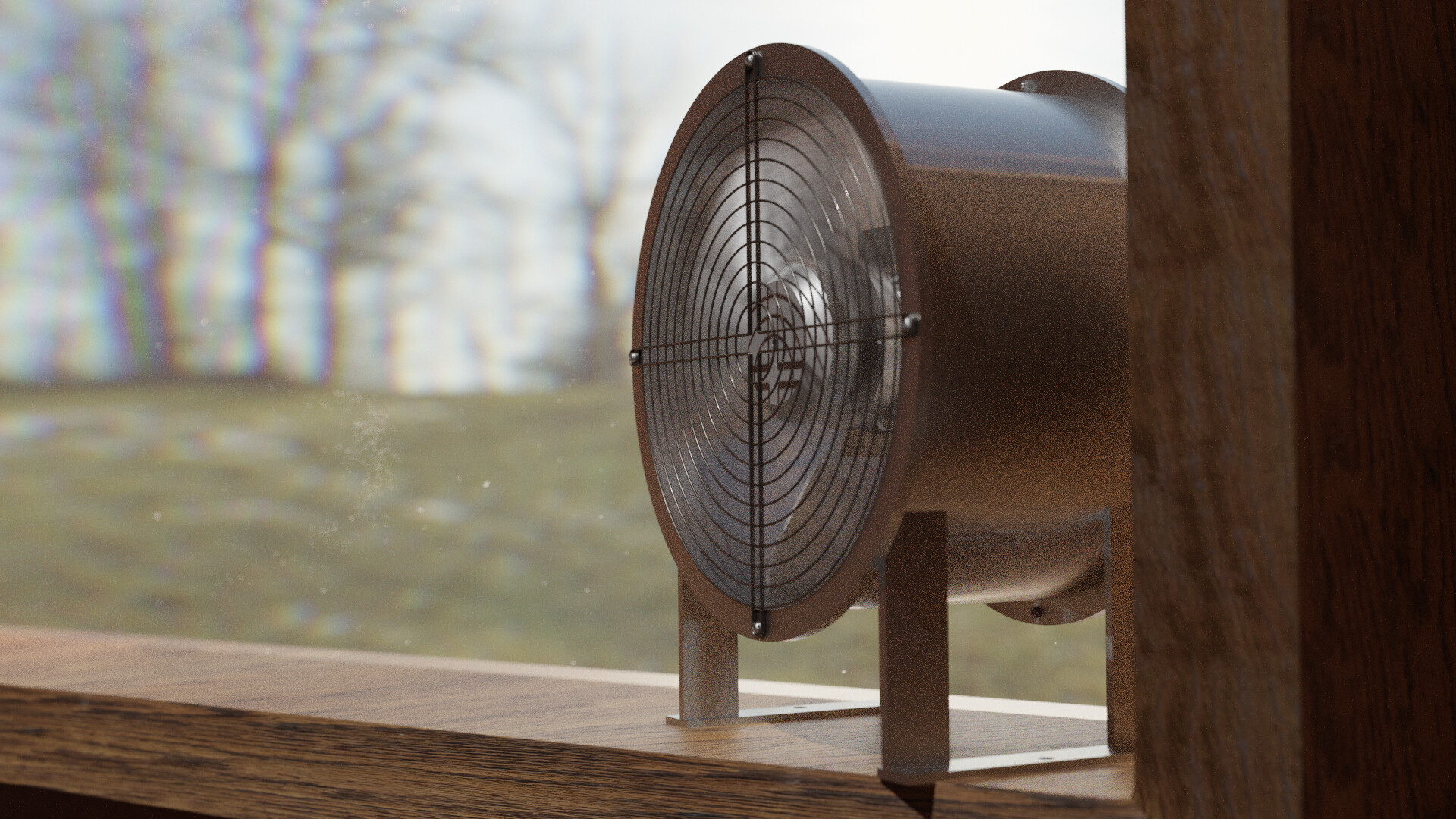 ArtStation - Industrial fan (assignment with WorldSkills)