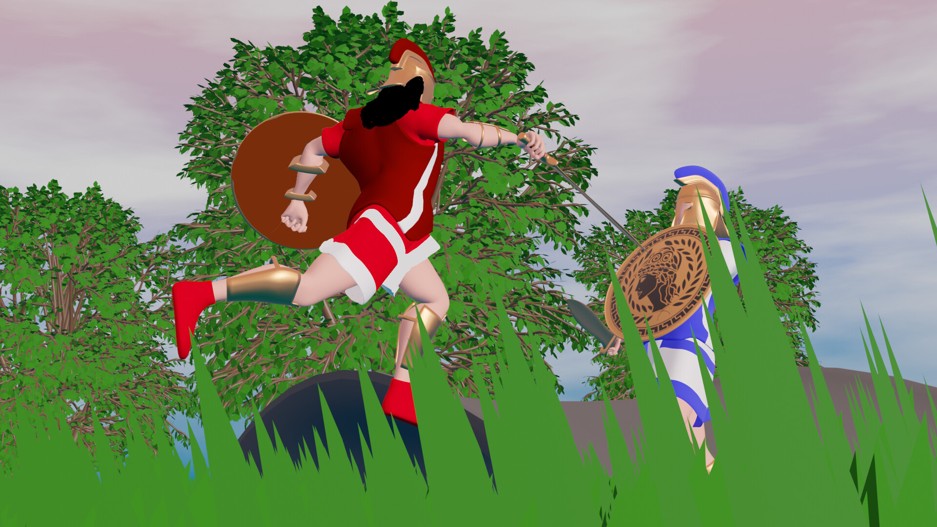 ArtStation - Greeks Fighting