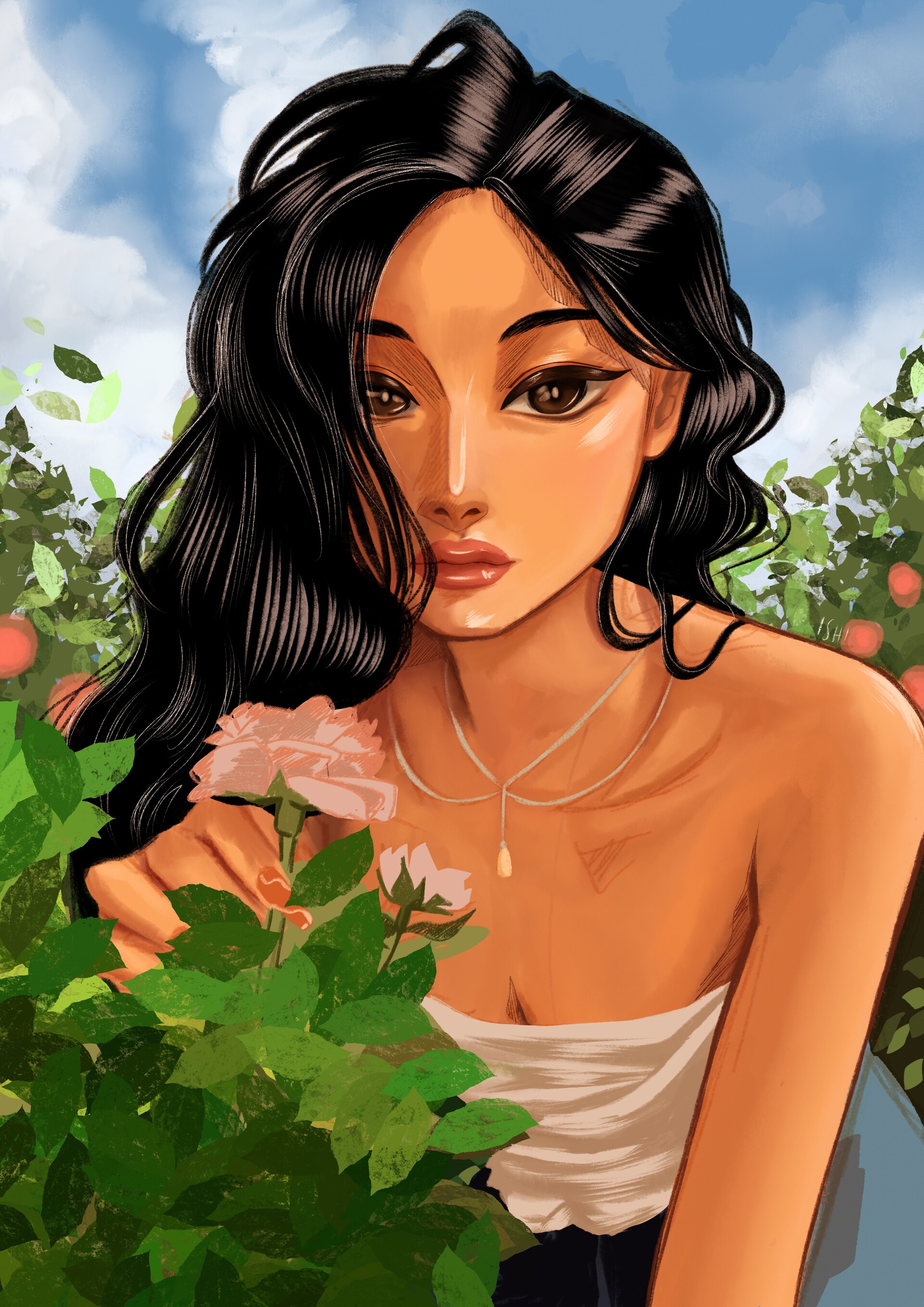 ArtStation - messy portrait