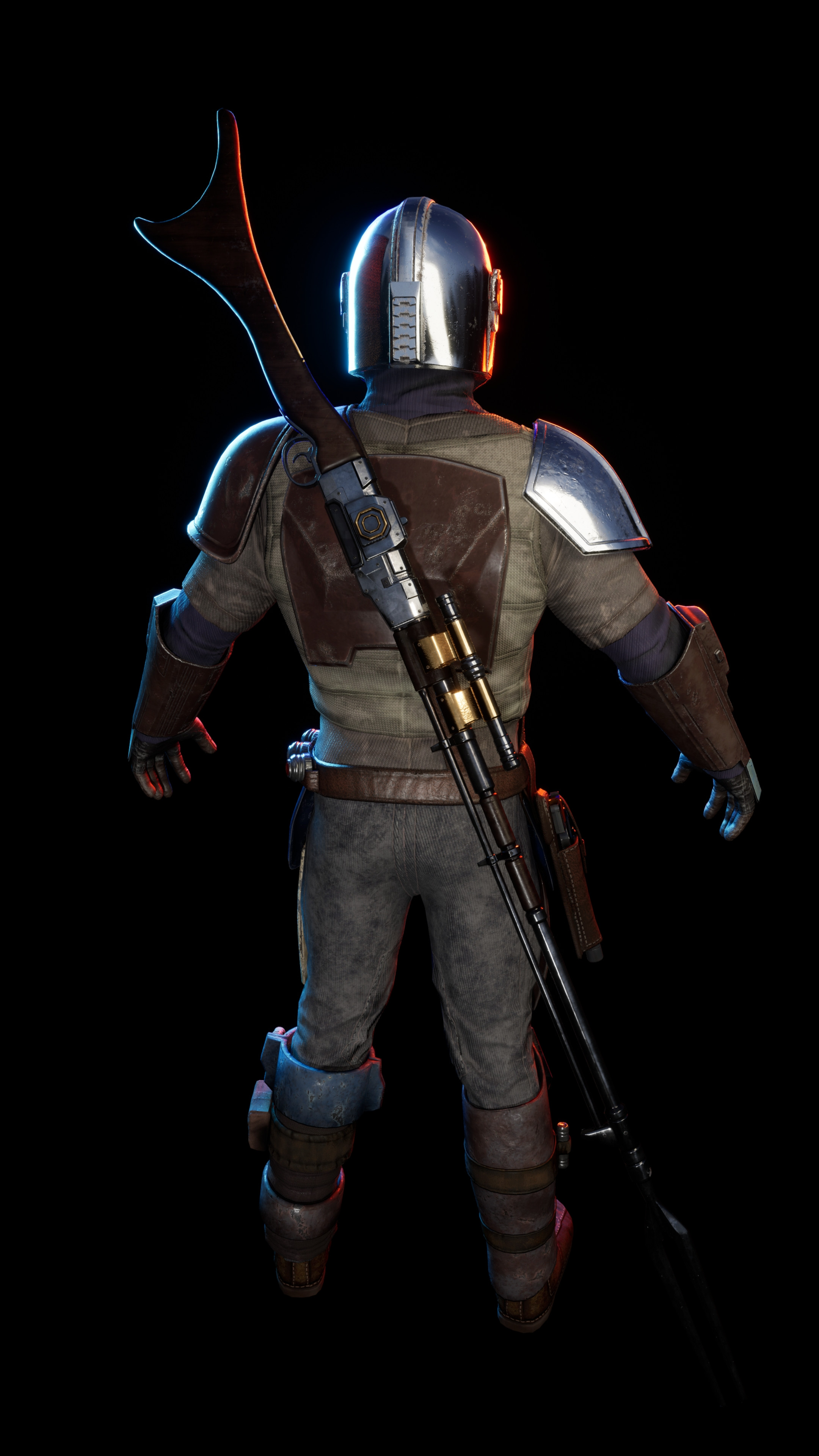 Oleksandr Bobyr - Mandalorian. Fanart