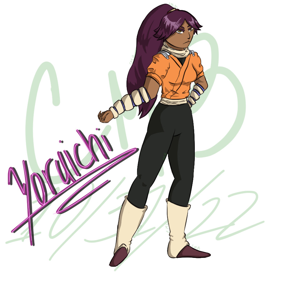 ArtStation - Bleach-Yoruichi