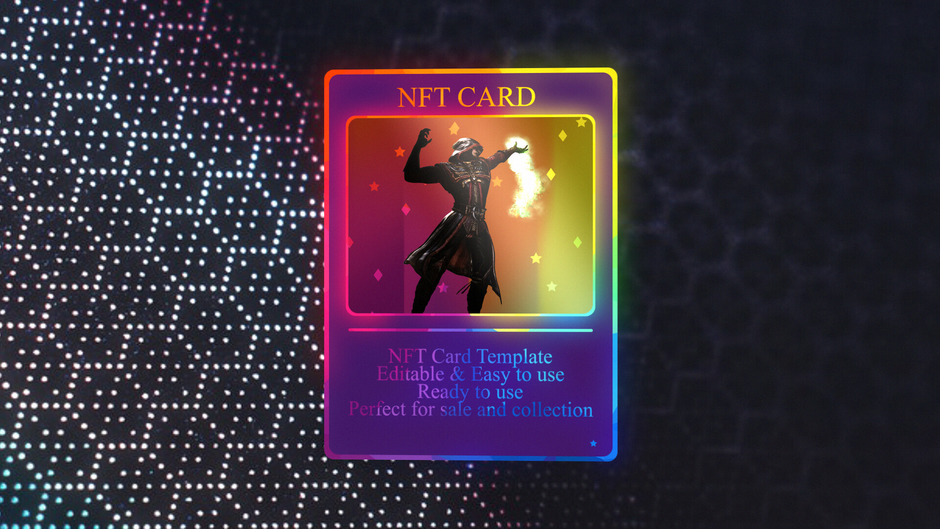 ArtStation - NFT Card Template adobe after effects