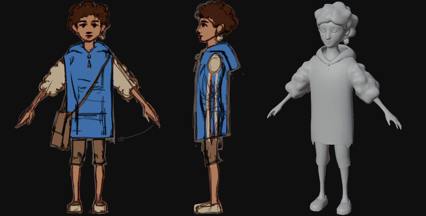 Alexandre Pérot - Amon - Character model