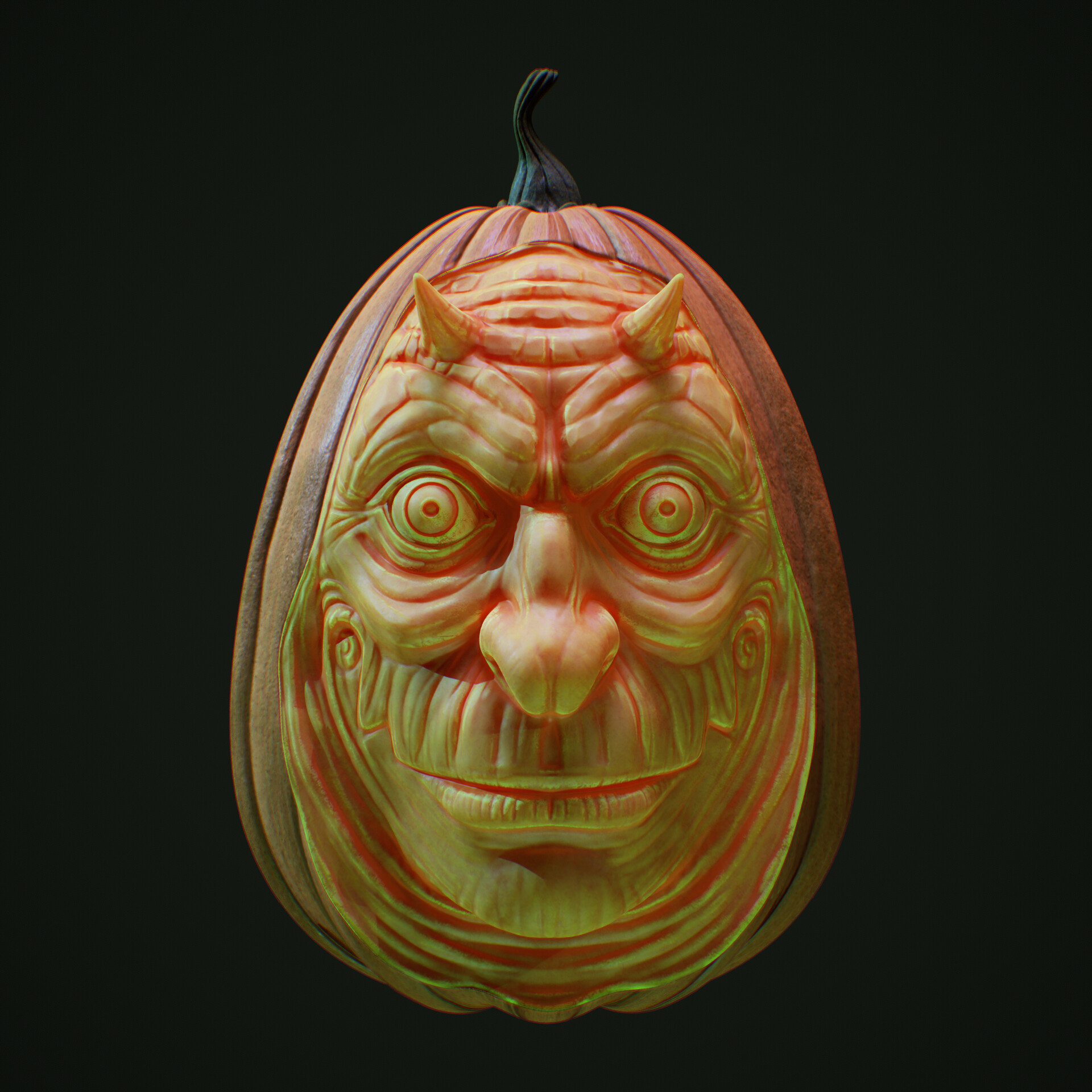 ArtStation - Evil Pumpkin