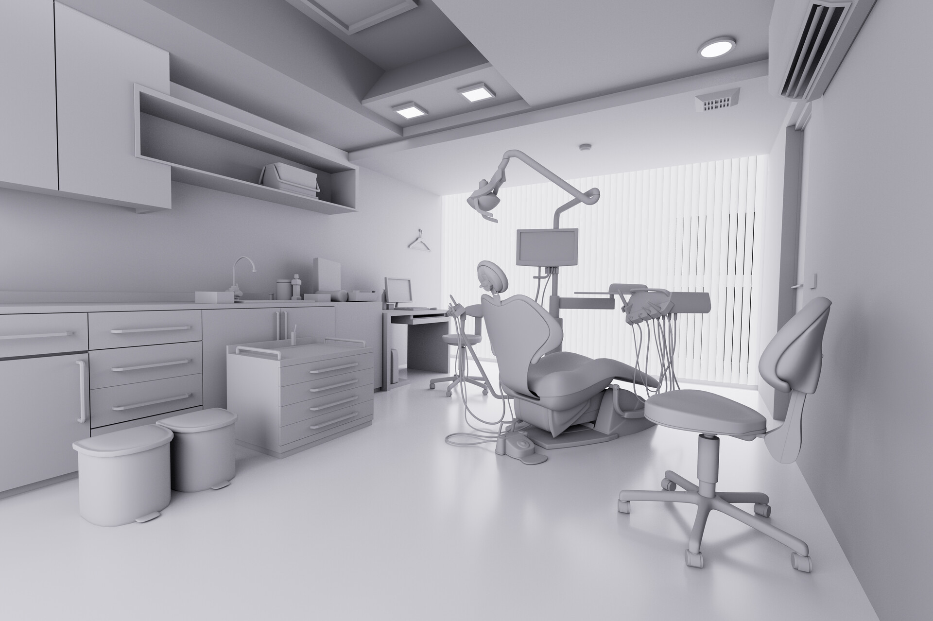 ArtStation - Dental Operation Room MKII