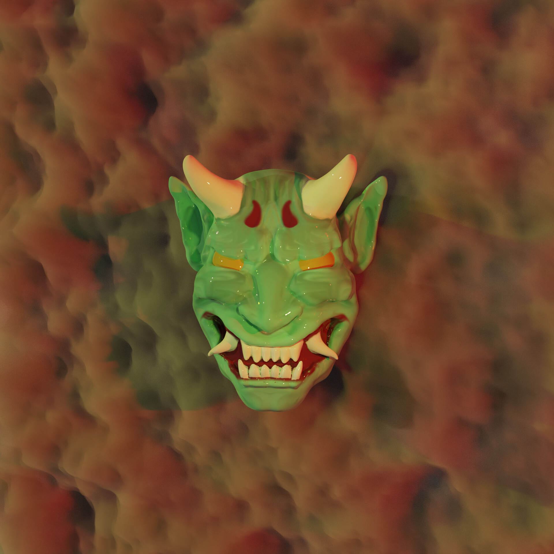 ArtStation - Demon mask